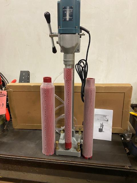 BRAND NEW DCD-160 Diamond Core Drill Unit 3200W unit with 3 core drill ...