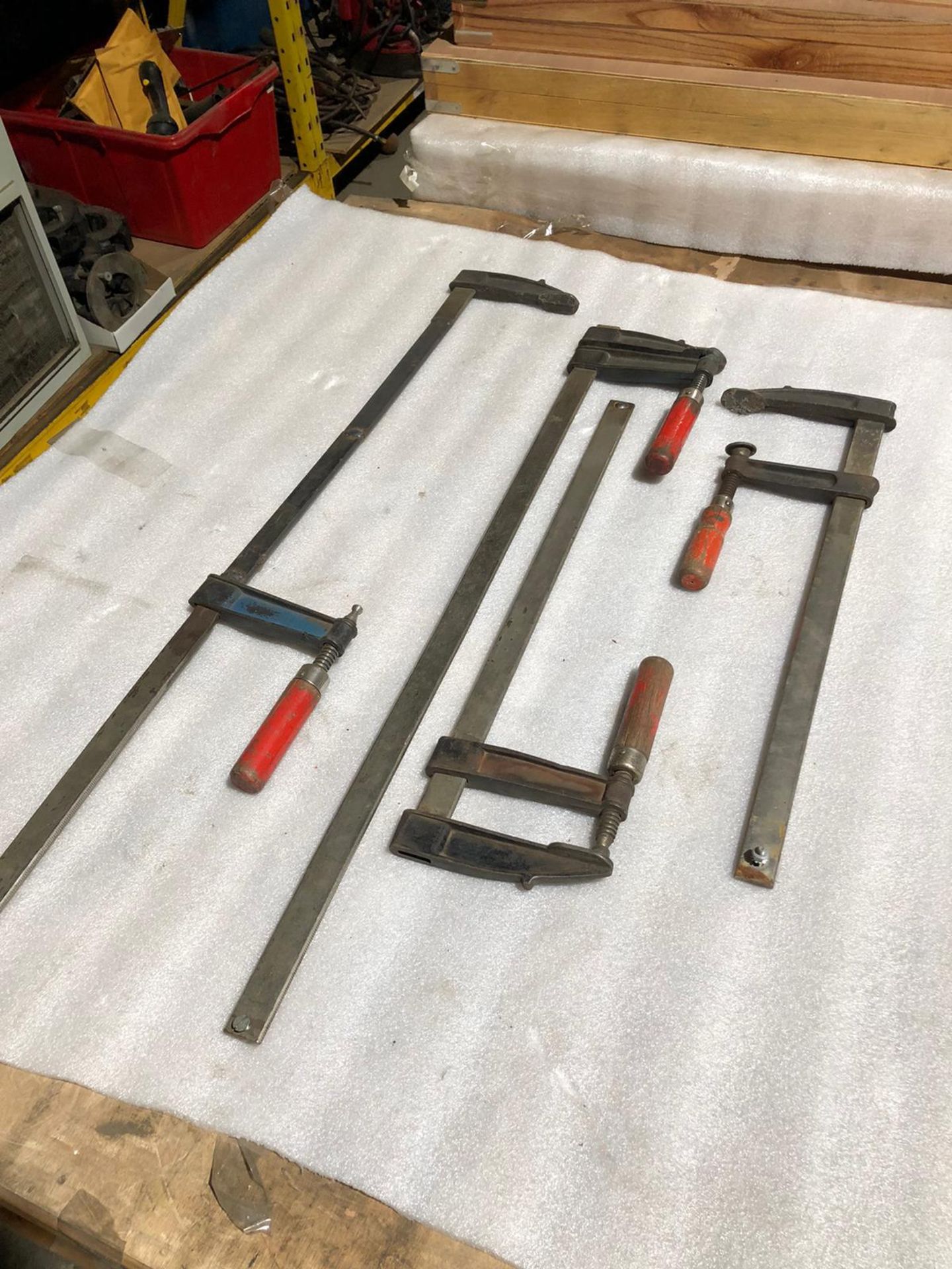 Lot of Woodworking Clamp Units