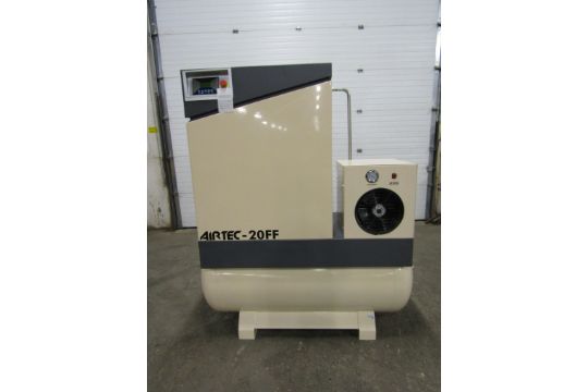 Airtec model 20FF - 20HP Air Compressor with built on DRYER - MINT ...