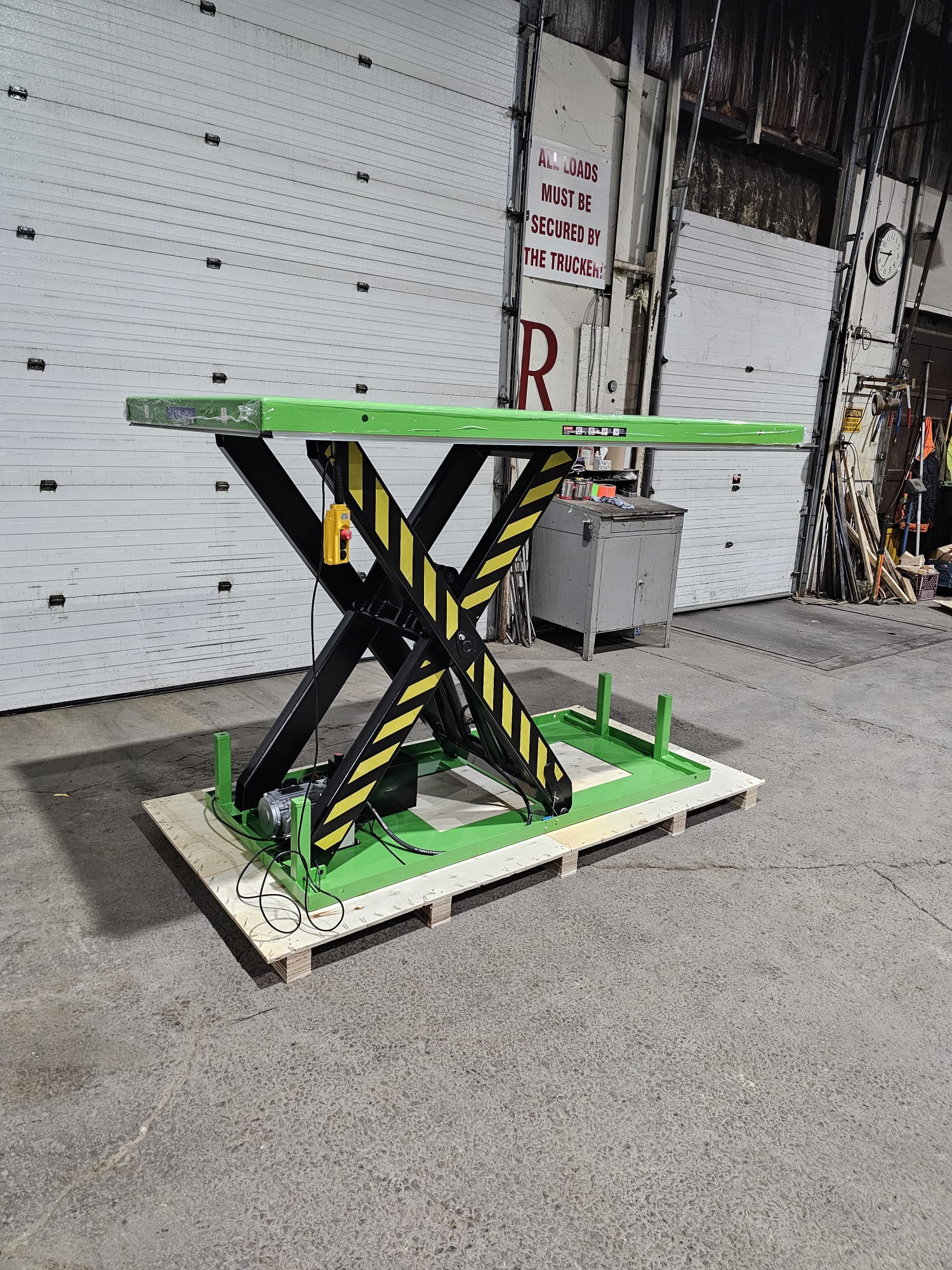 HW Hydraulic Lift Table 94" x 47" x 64" lift - 11,000lbs capacity ...