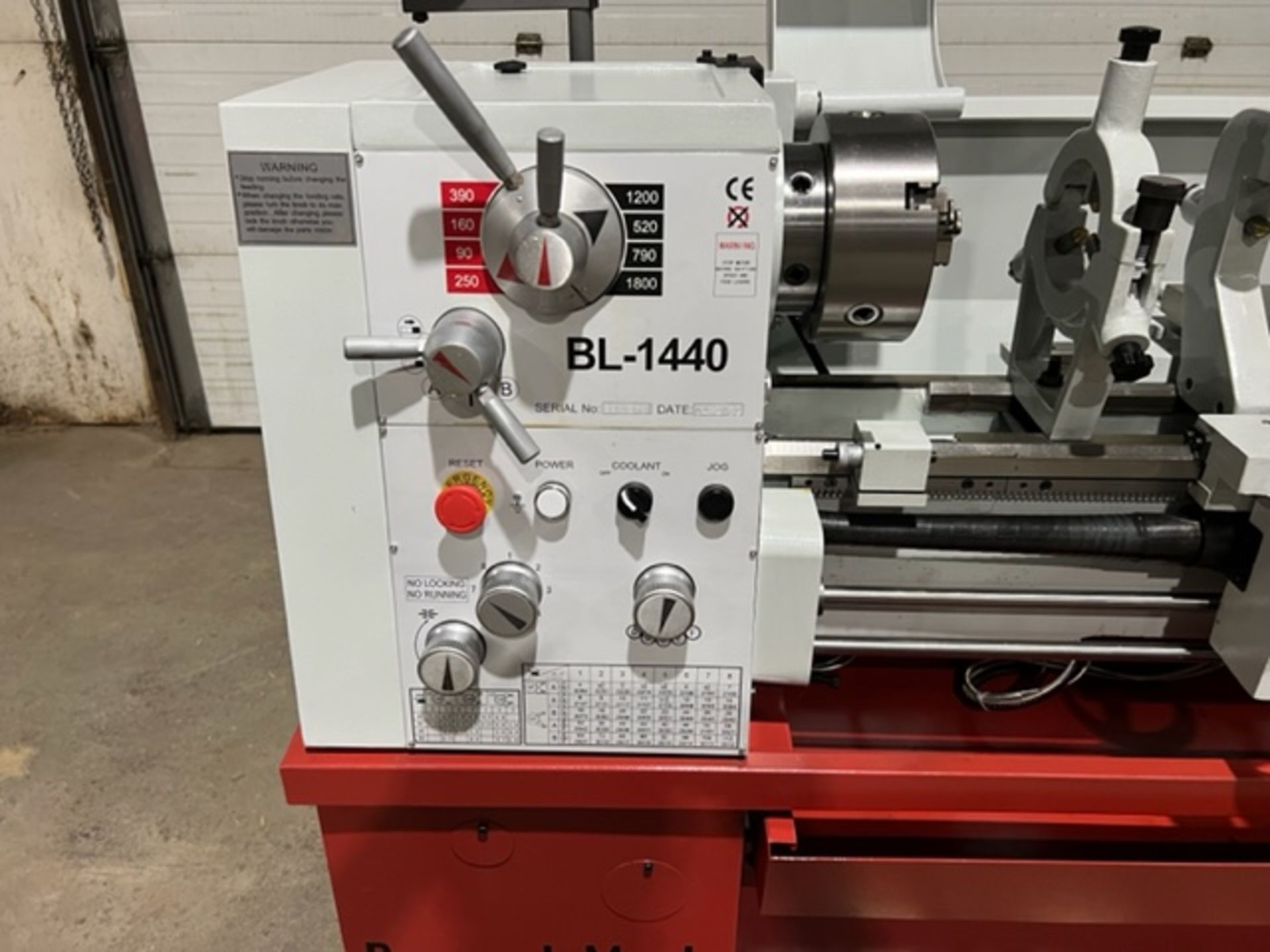 BernardoMach Single Phase Engine Lathe model BL1440 - 14" Swing with 40 ...