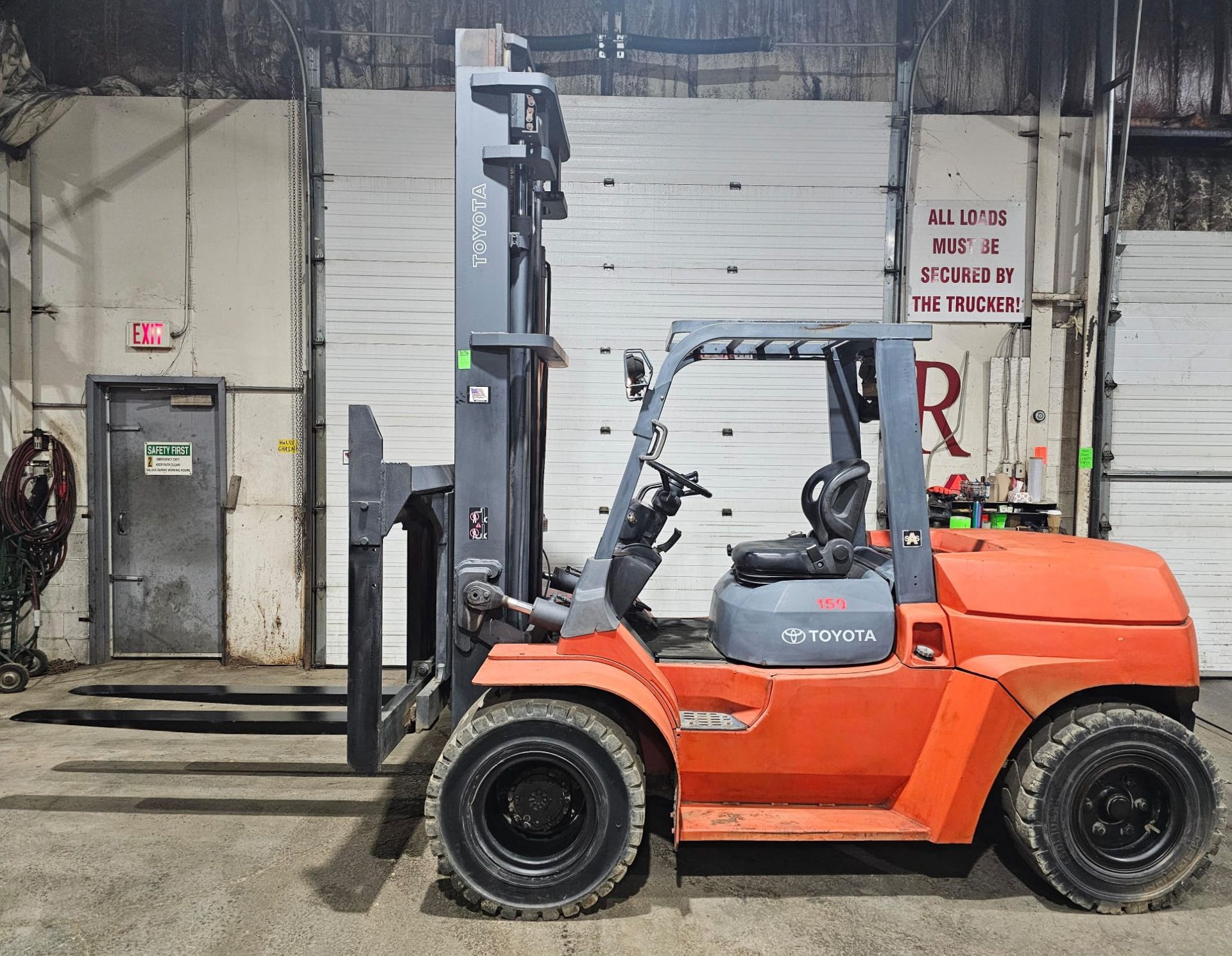 Toyota 15,500lbs Capacity Diesel OUTDOOR Forklift with sideshift 180 ...