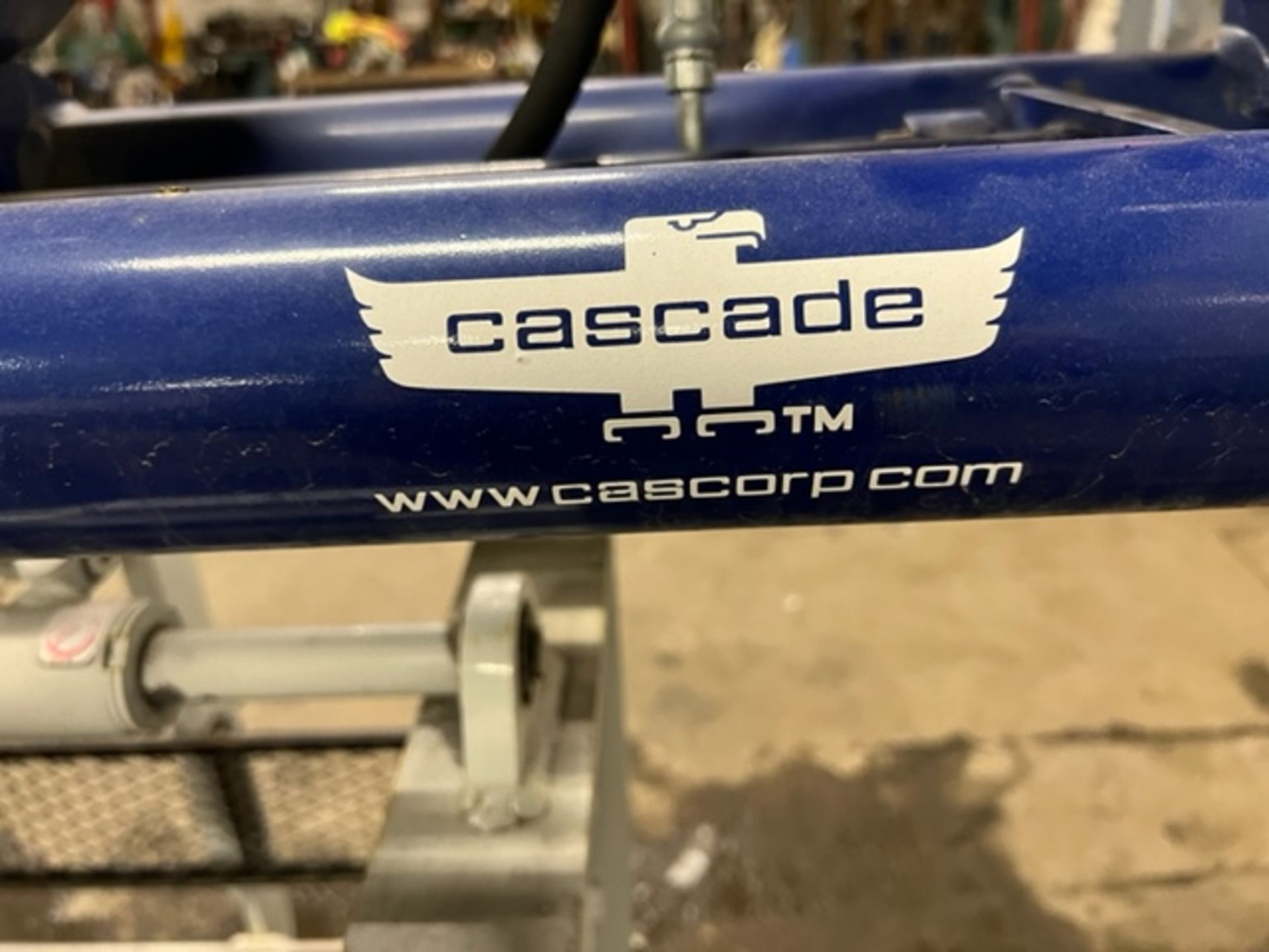 Cascade Forklift Attachment - Forklift Box Skid Grapple Clamp Unit MINT
