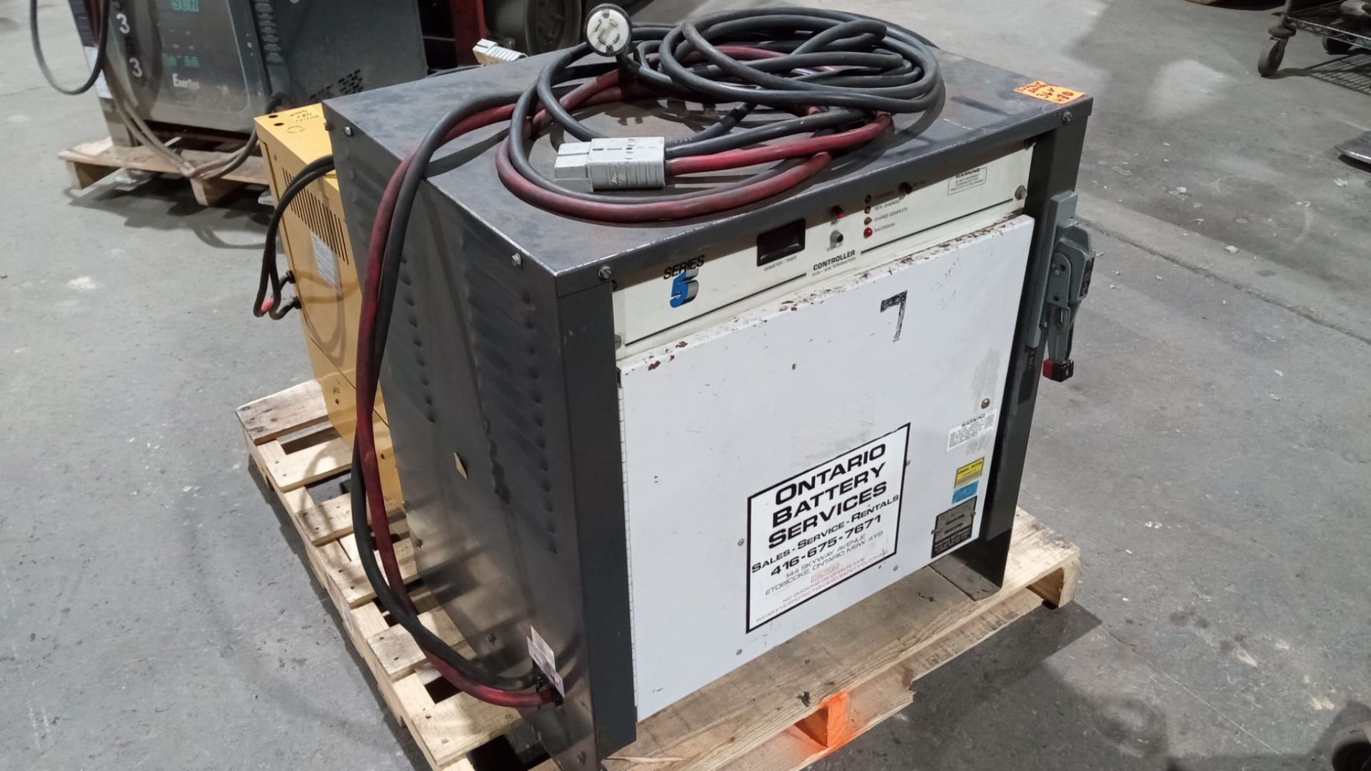 Ontario Battery Forklift Charger 36V 480V input