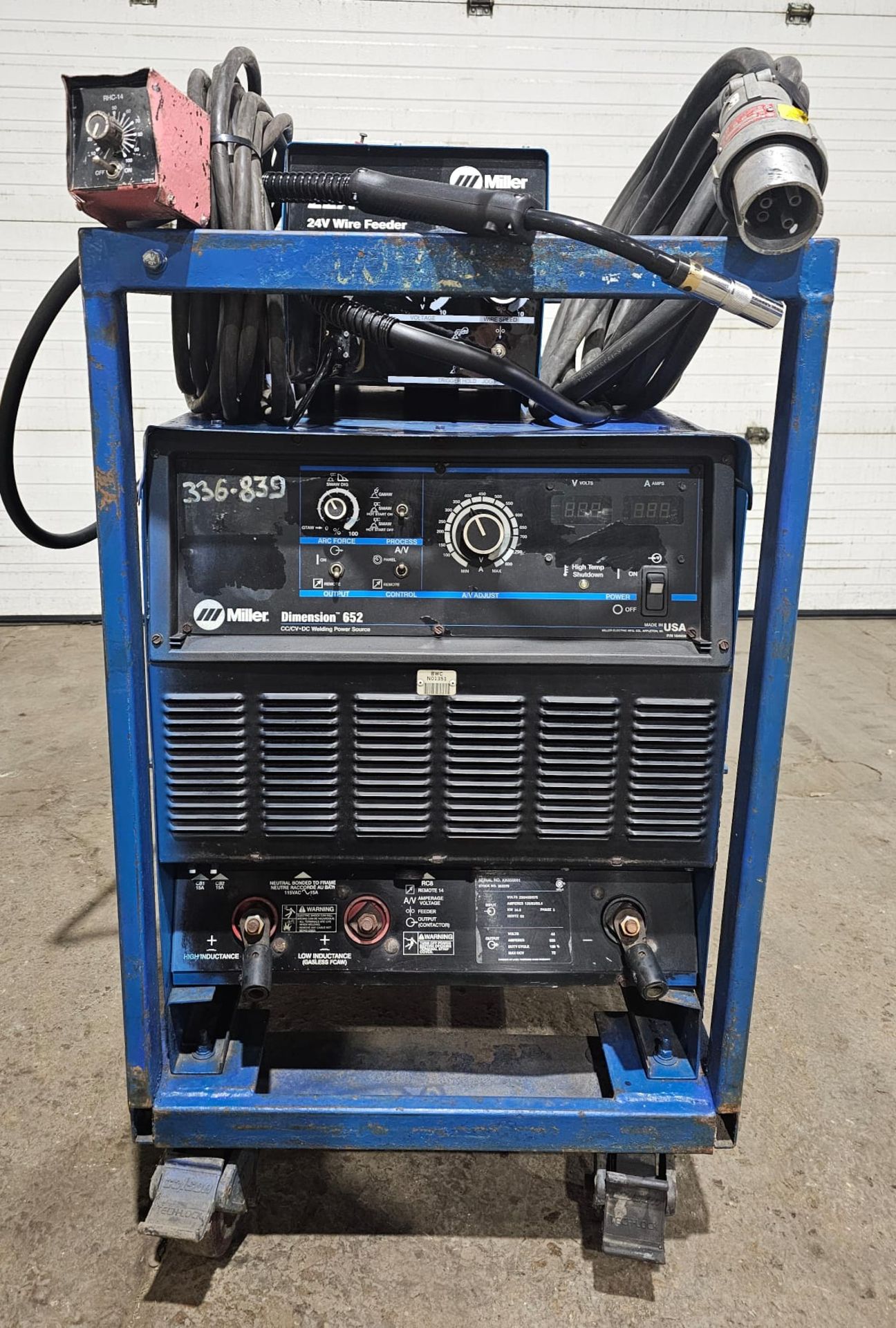 Miller Dimension 652 Mig Welder 650 Amp Mig Tig Stick Multi Process ...