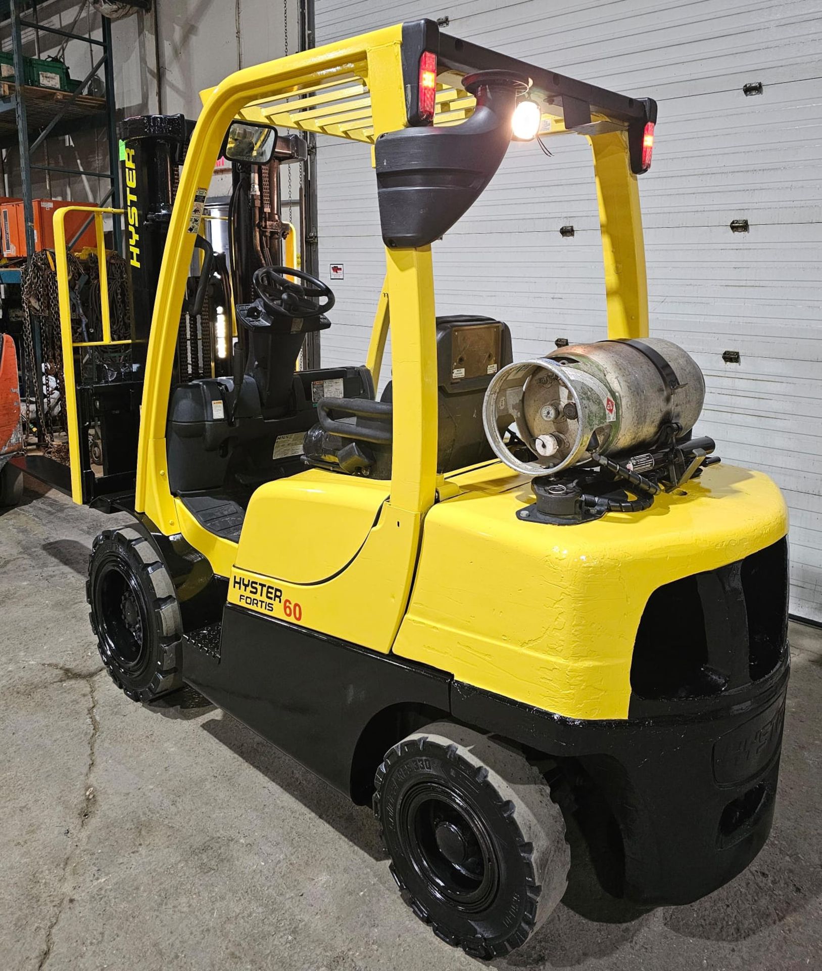 2007 Hyster 6,000 Capacity LPG (Propane) Forklift OUTDOOR sideshift 3 ...