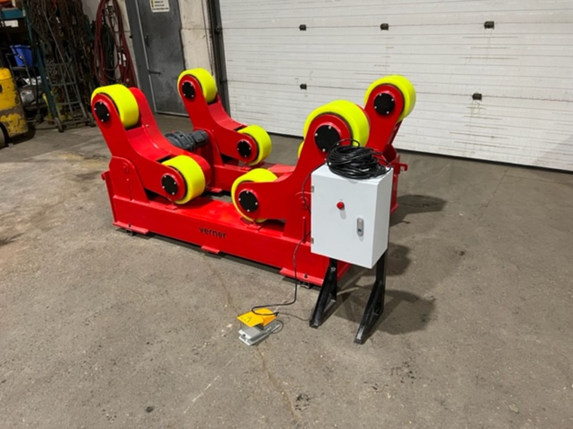 Verner model Power tank rolls - Powered turning roll and idler 40 ...