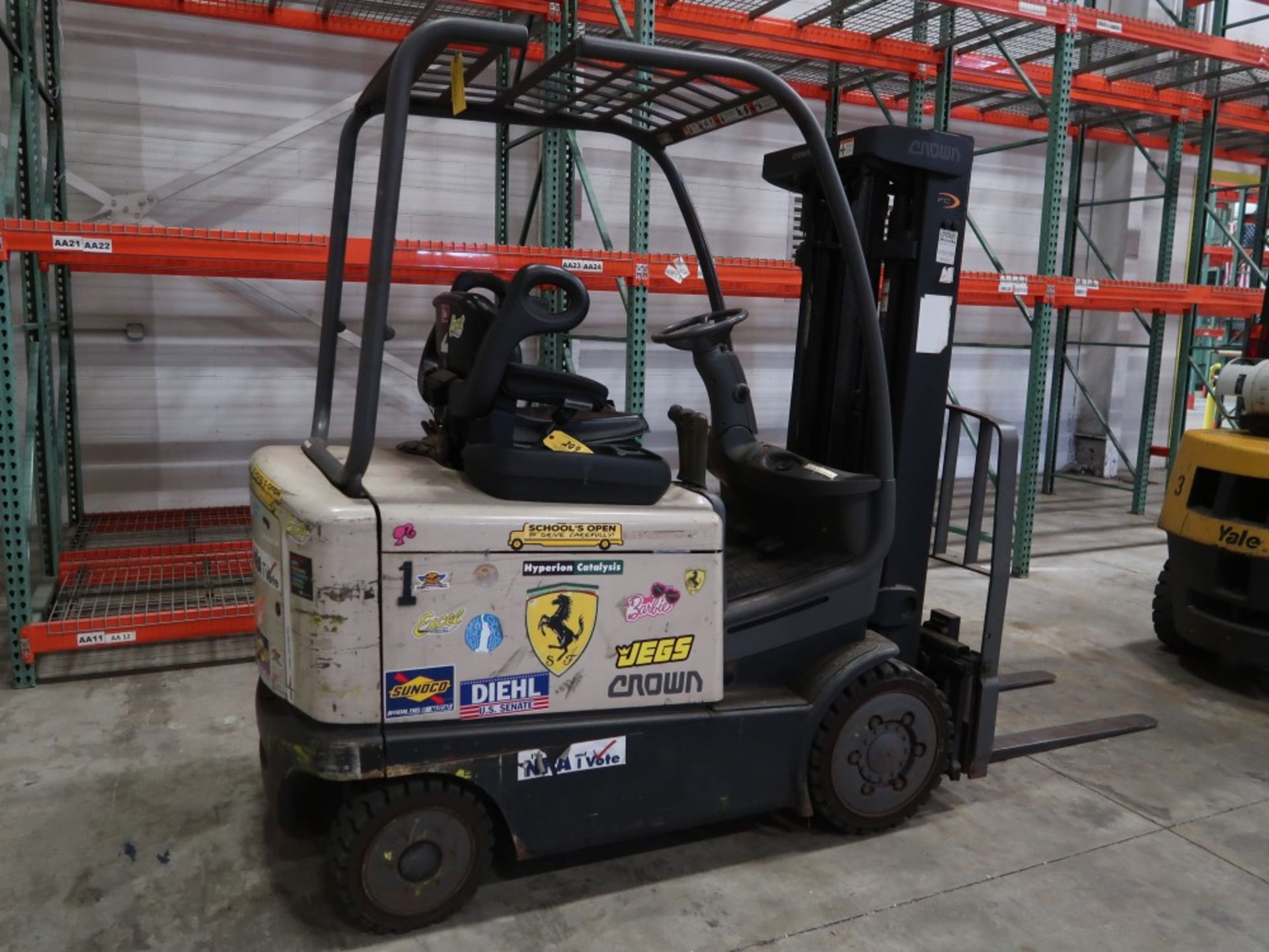 Crown 4000 Series Electric Forklift Model FC4020-50TT188, 4,600 Lb Cap ...