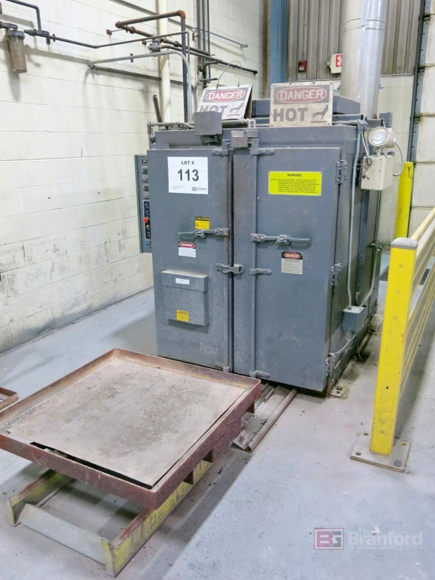 Steelman Burnoff Oven Model 343 BAC, Pre Burner Max. Temp. 800°, Post ...