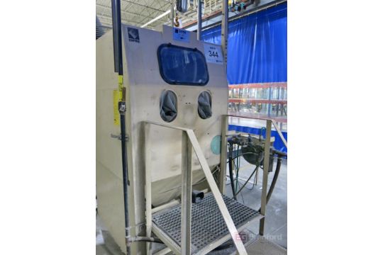 Empire Pro Finish Model 4848 Sand Blast Cabinet w/ Infeed Table, s/n ...
