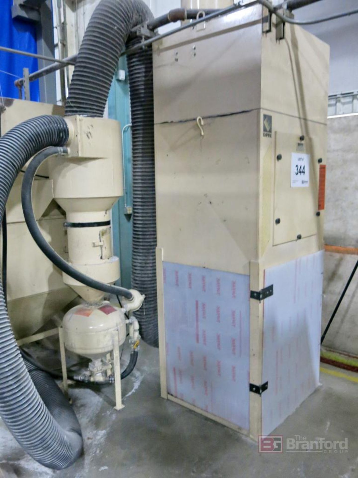 Empire Pro Finish Model 4848 Sand Blast Cabinet w/ Infeed Table, s/n ...