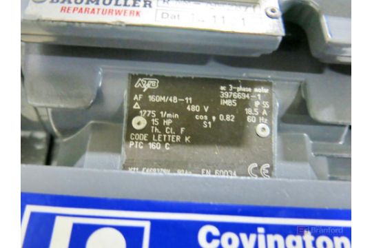 Baumuller Rebuilt Drive Motor, 15-HP