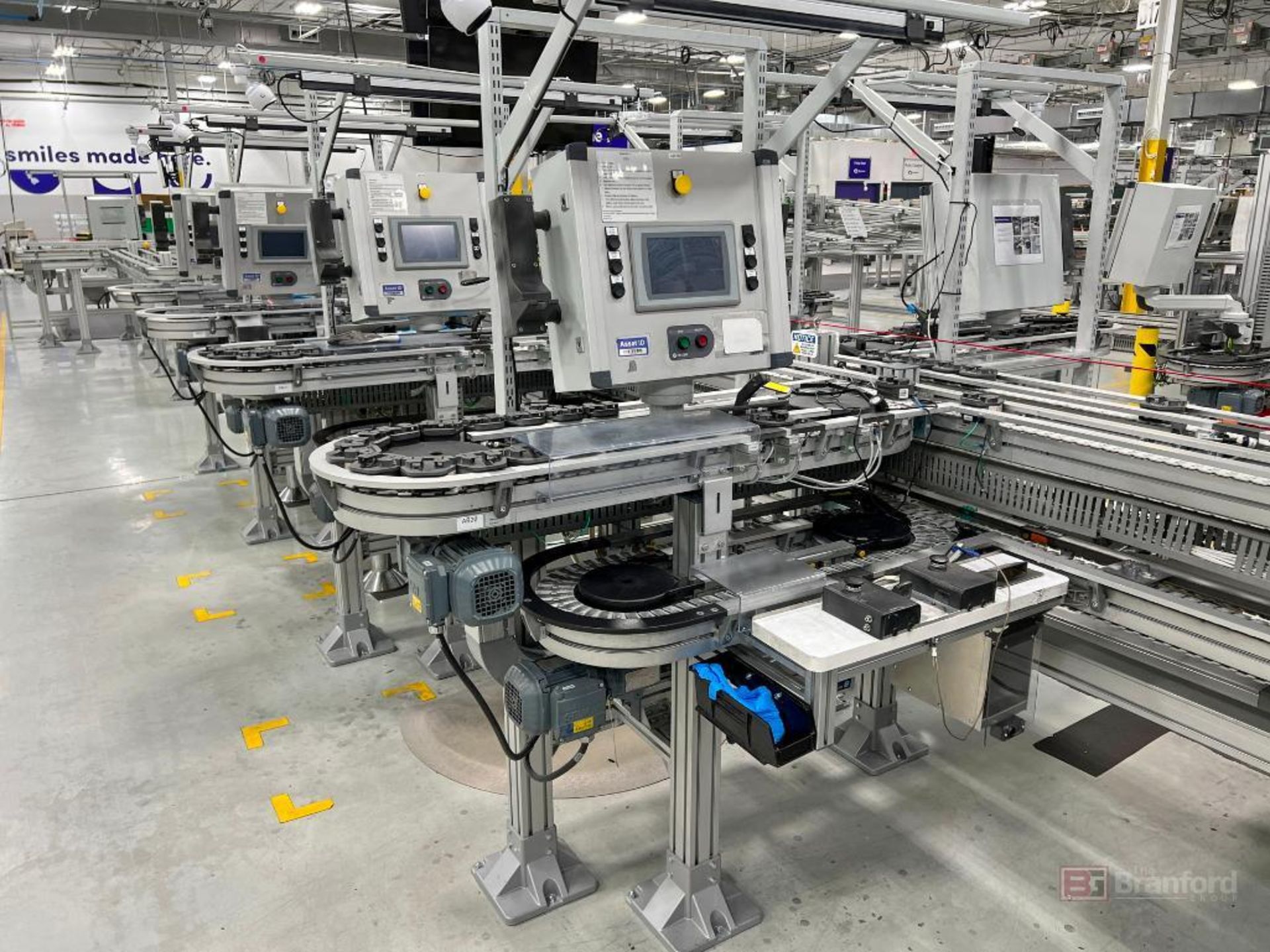 Flexlink Gen2 Multi-Layer Belt Conveyor System with DRO main control ...