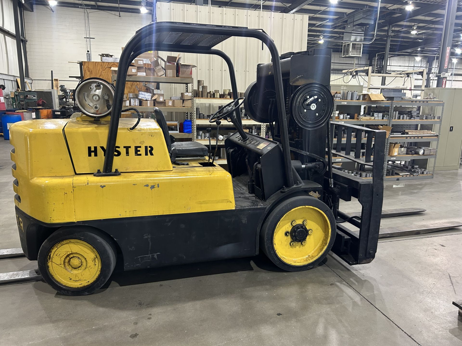 Hyster Model S150A LP Forklift, 14000-Lb Cap. w/ 72" Forks, Hydraulic ...