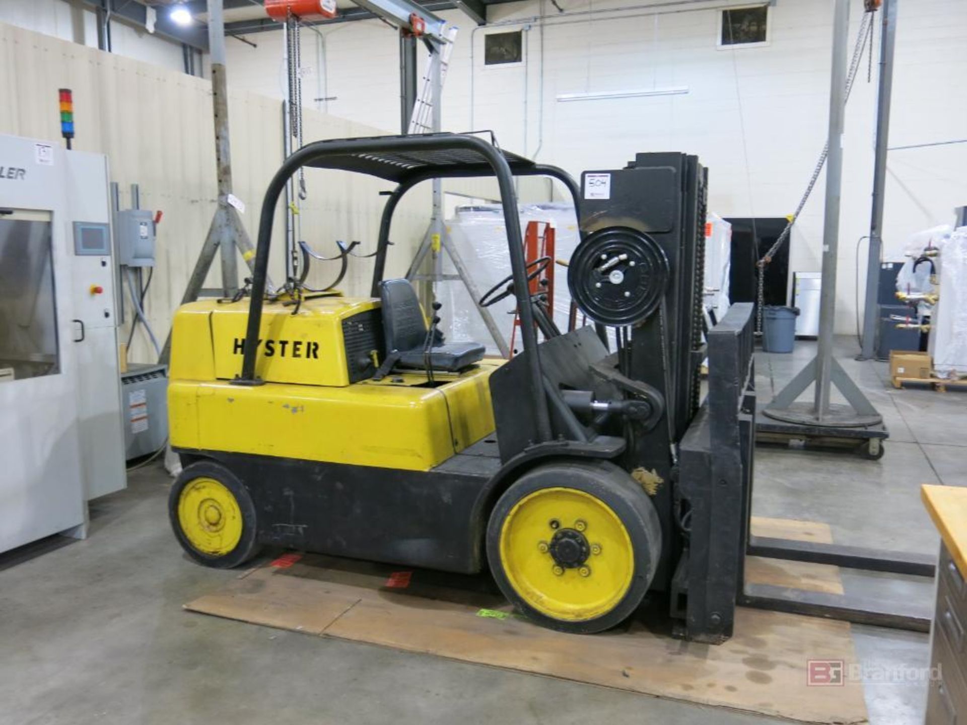 Hyster Model S150A LP Forklift, 14000-Lb Cap. w/ 72" Forks, Hydraulic ...
