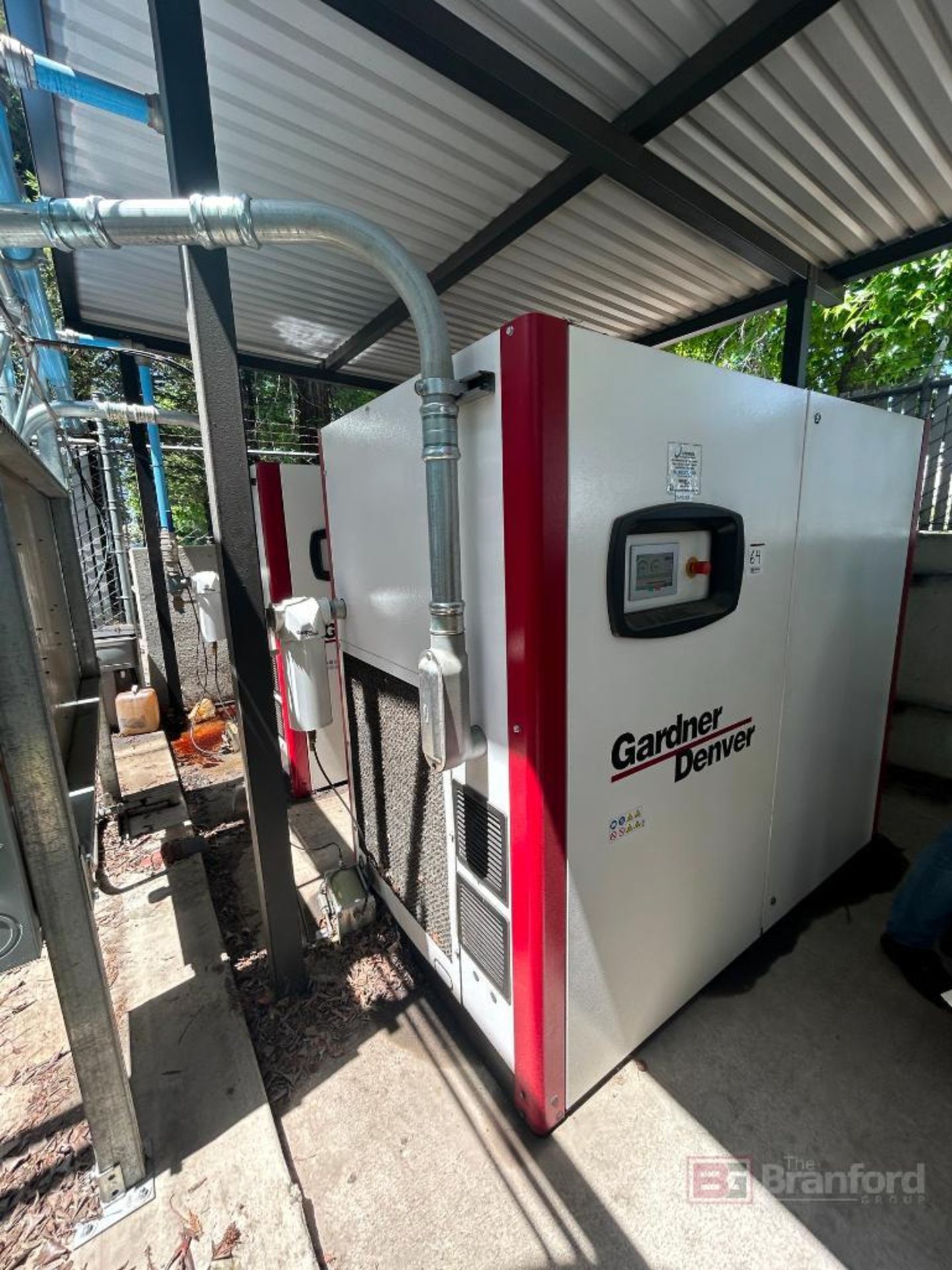 Gardner Denver Model: LRS90-132F Variable Speed Screw Compressor; 150HP ...