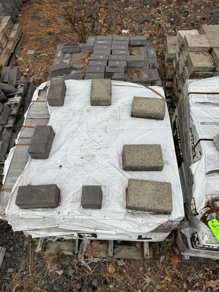 (6) Pallets Of Pavers, Bricks & Cobble Stone