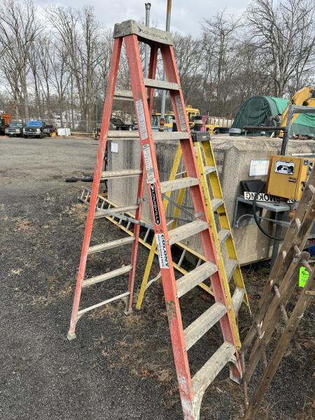 (4) Step Ladders, Louisville, Husky & Wooden Step Ladders