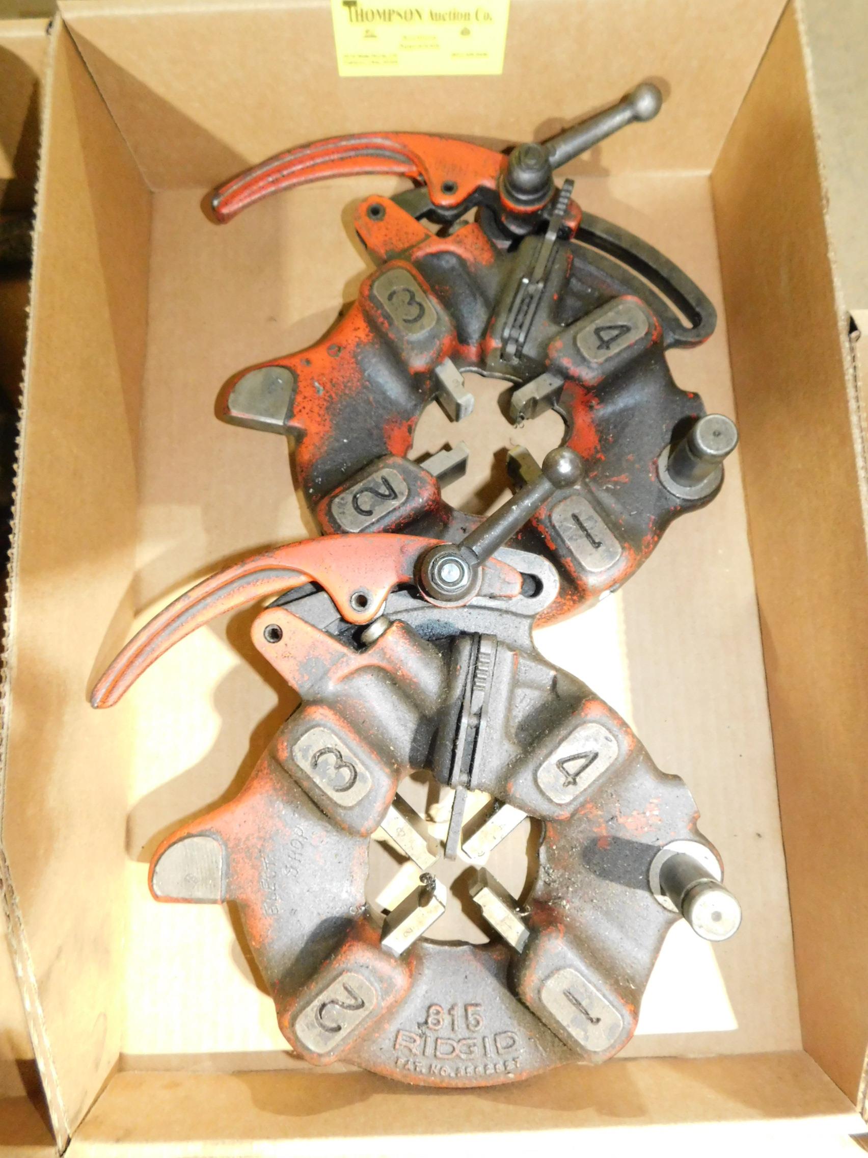 (2) Ridgid Die heads #815