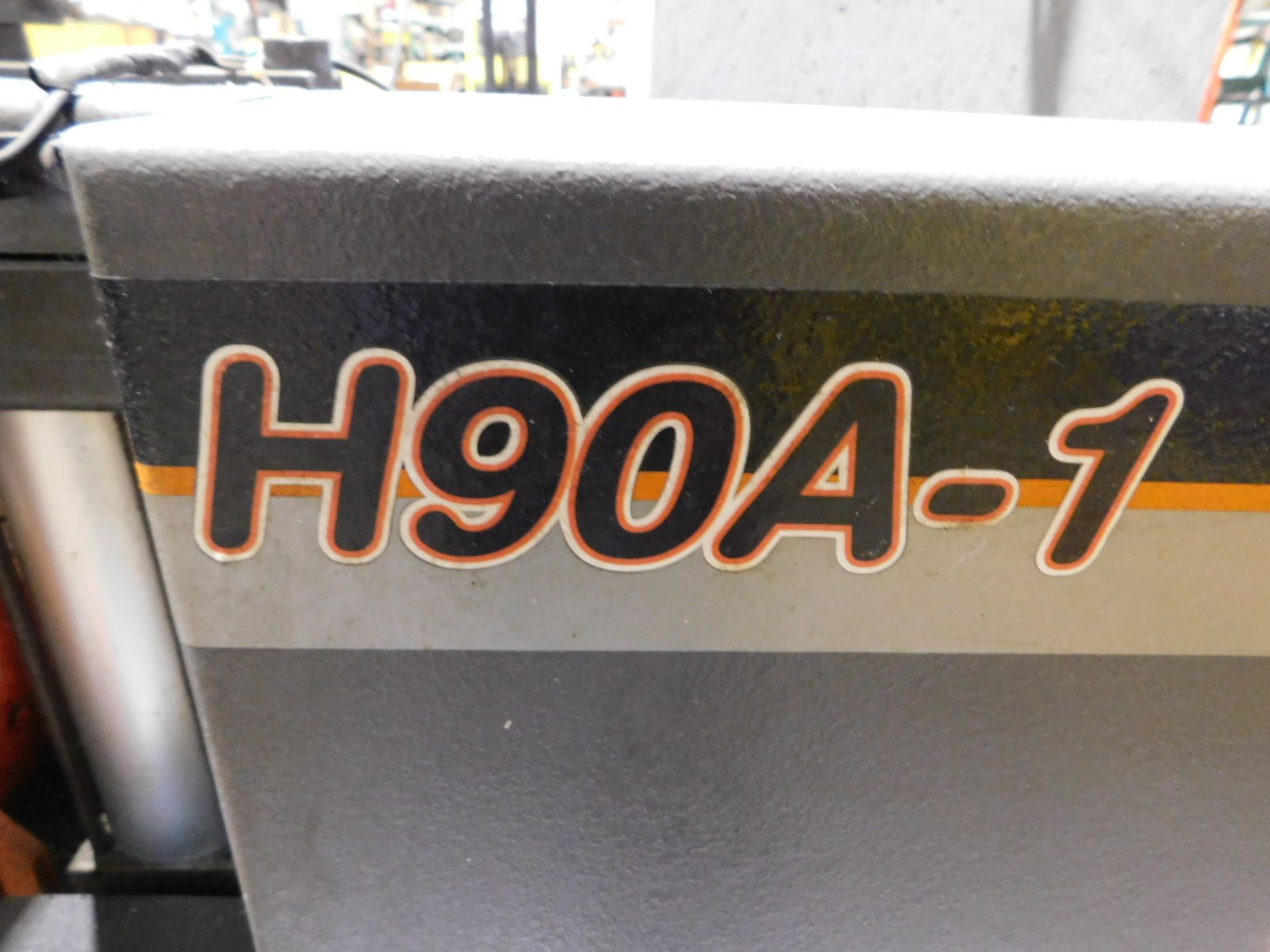 HEM Model H90A-1 Automatic Horizontal Bandsaw, s/n 117221, w/ 2' X 5 ...