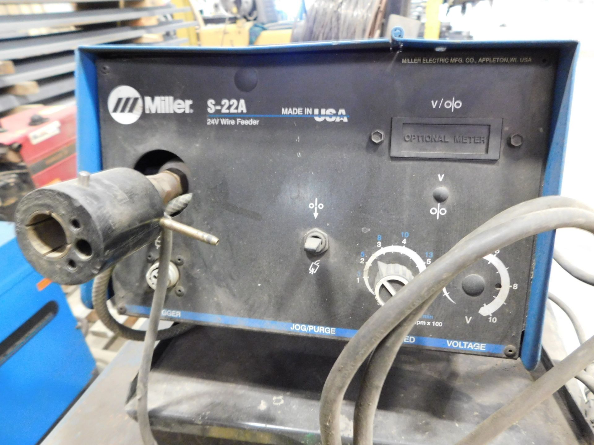 Miller Deltaweld 450 Mig Welder, s/n JF964614, with Miller S-22A Wire ...