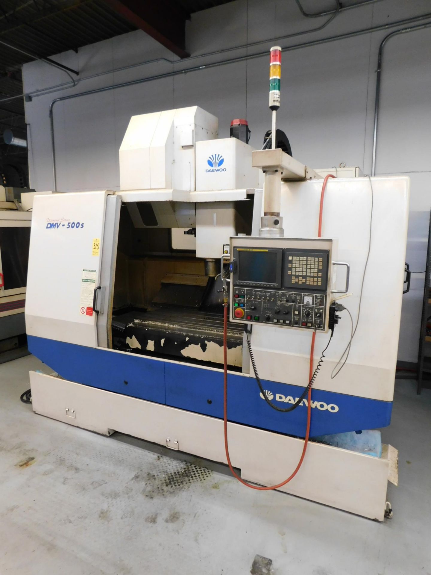 Daewoo Model DMV-500S CNC Vertical Machining Center, s/n AV5D-0066, New ...