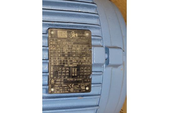 Weg 215T 10-HP 1,800-RPM 3-PH Electric Motor