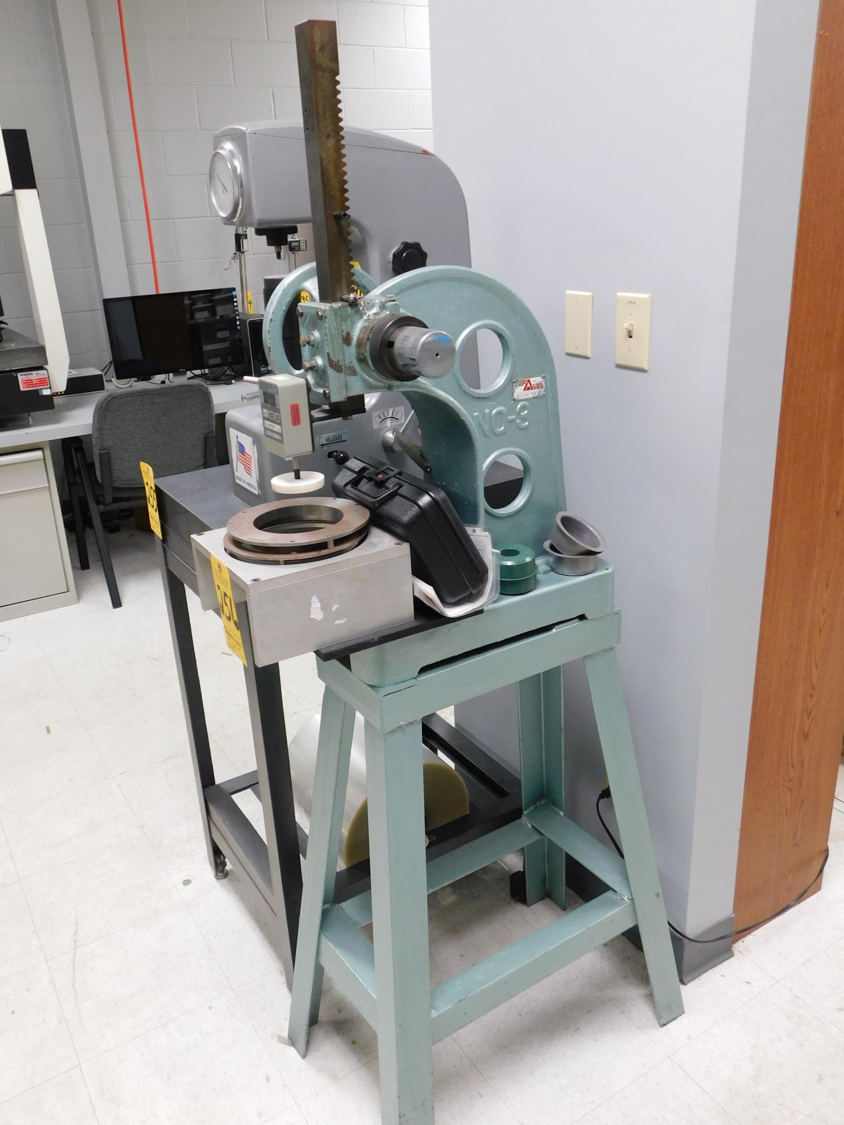 Arbor Press with MG-200 Digital Force Gage and Stand
