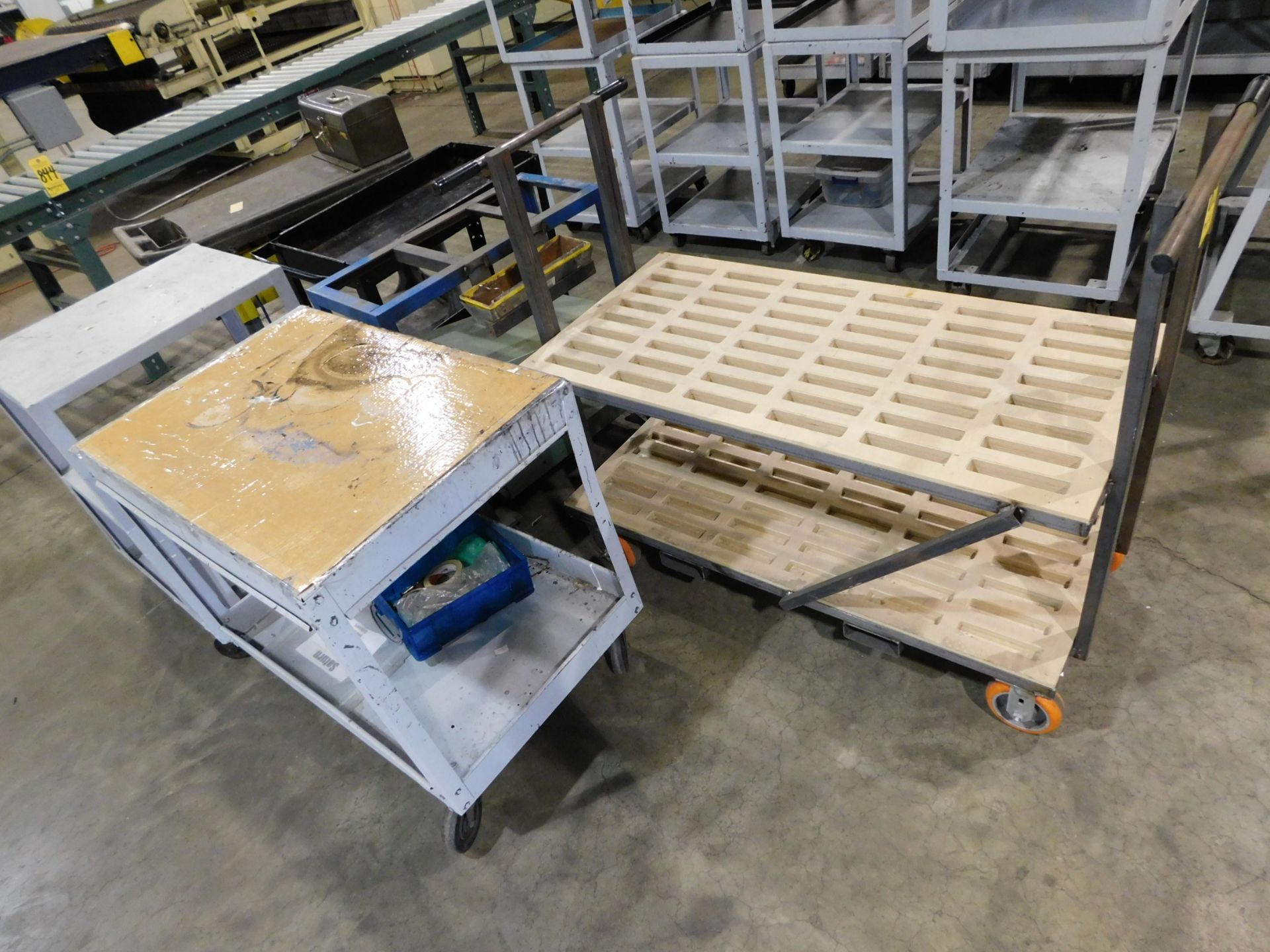 (6) Assorted Shop Carts and Utility Carts