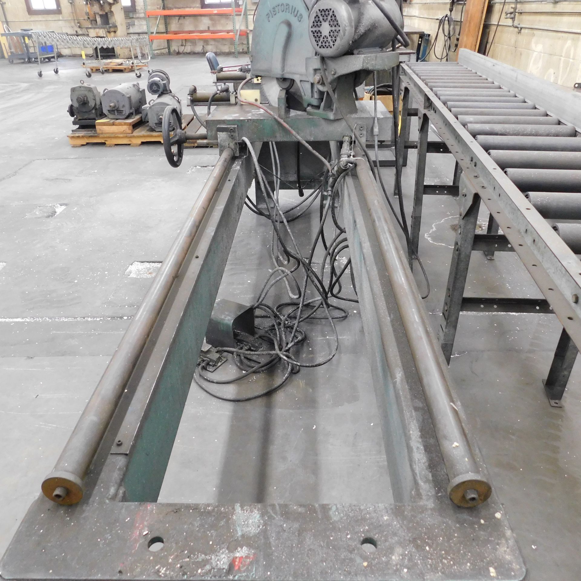 Pistorius Double Head Miter Cut Saw, Model DC12P, s/n 188938, 3 HP ...
