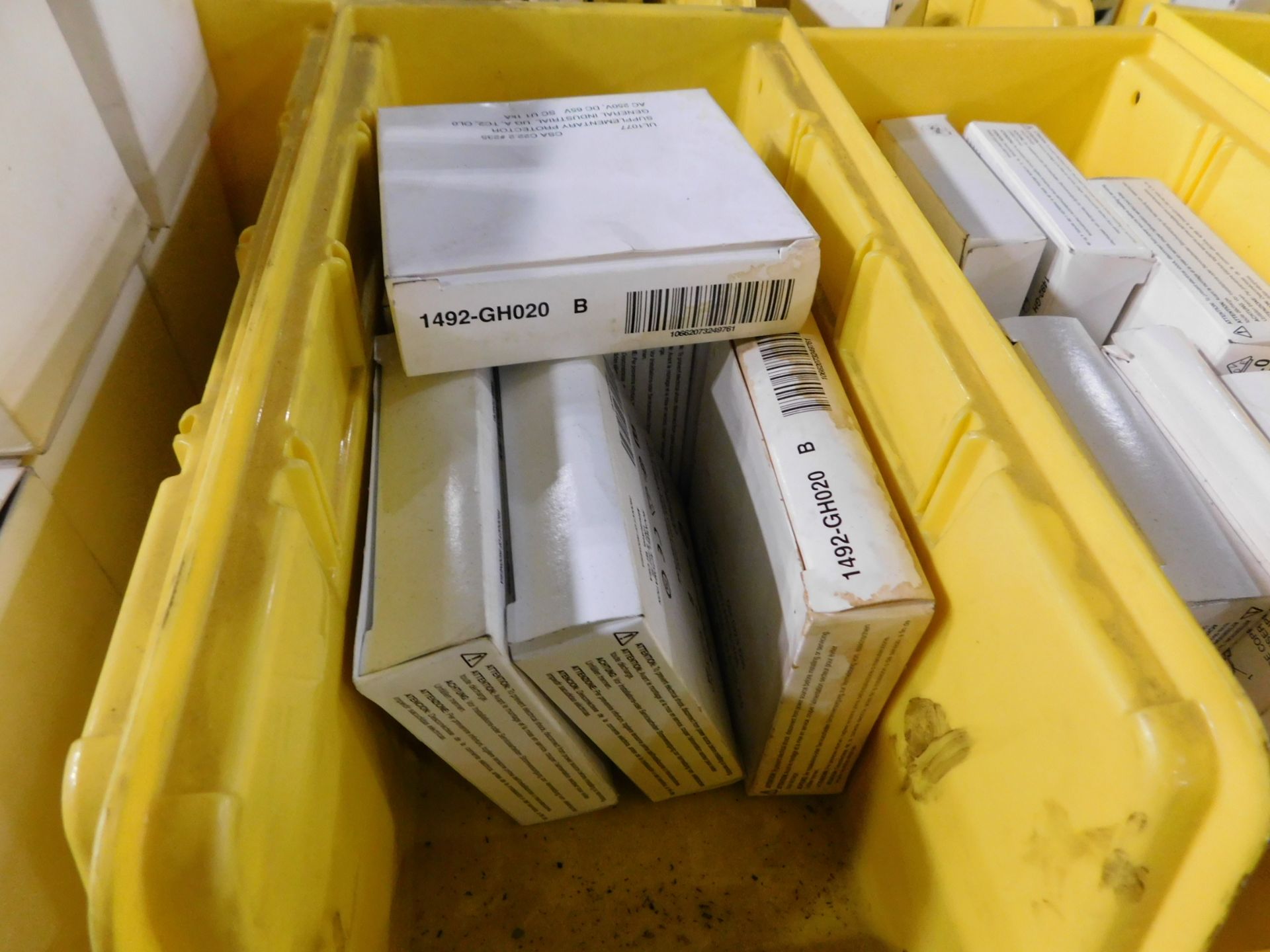 Skid Lot of Plastic Parts Totes and Contents