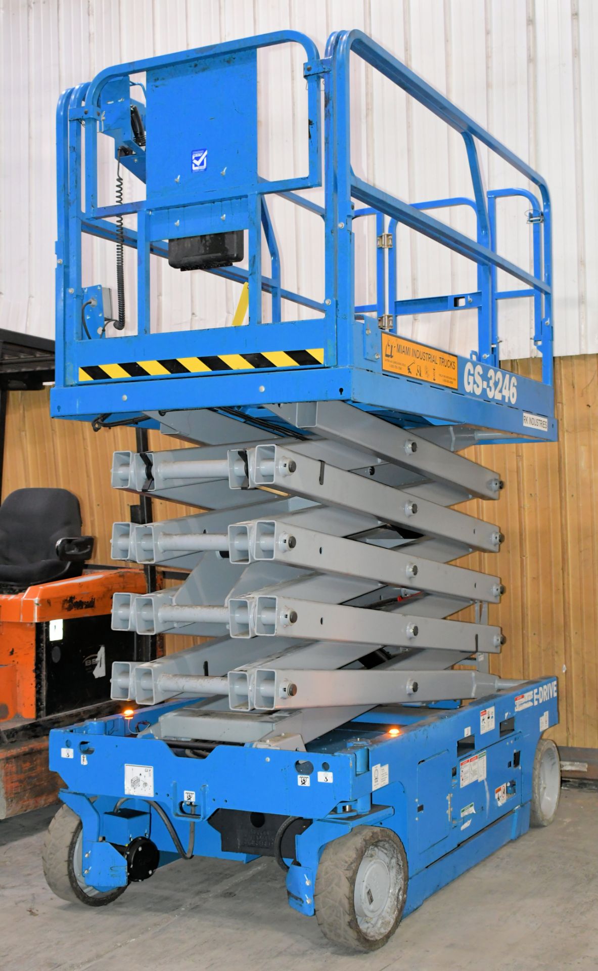 Genie Model GS-3246 E-Drive Electric Scissor Lift; 32 ft. Max Platform ...