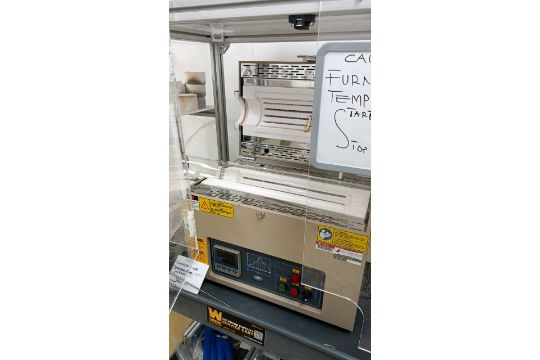 MTI Open Tube High Temperature Furnace, M/N- OTF-1200X, w/- Wall Mount ...