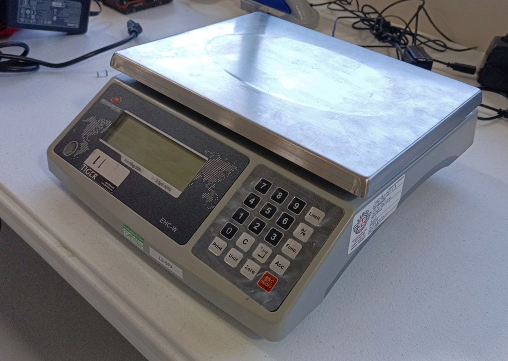 Measuretek High Precision Weighing Scale, M/N- EHC-W-15, S/N- 072100011 ...