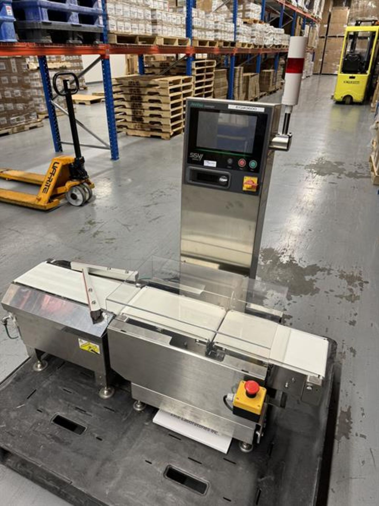Anitsu SSV Series checkweigher- 48" long x 6-3/4" wide belt- Weight ...