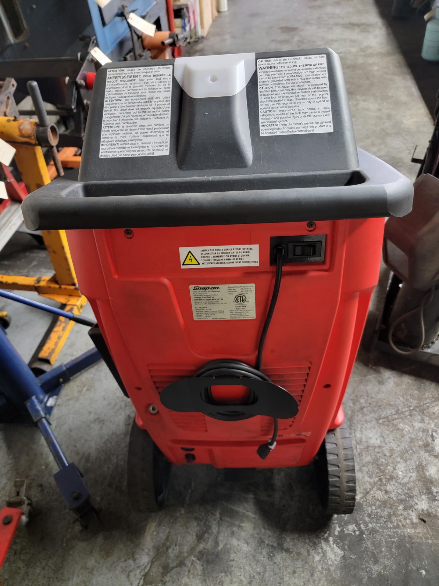 SNAP ON POLARTEK PLUS A AC MACHINE