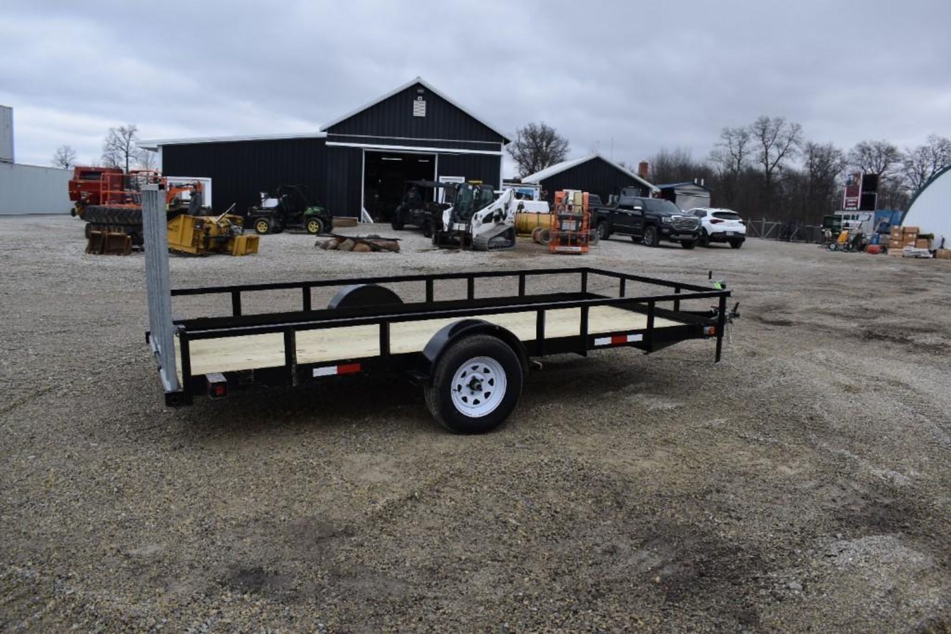 2024 Cross Country Utility Trailer, single axle, 14ft long, 6.5 ft wide ...