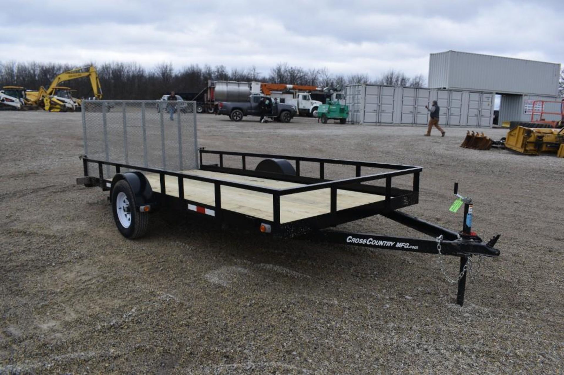 2024 Cross Country Utility Trailer, single axle, 14ft long, 6.5 ft wide ...