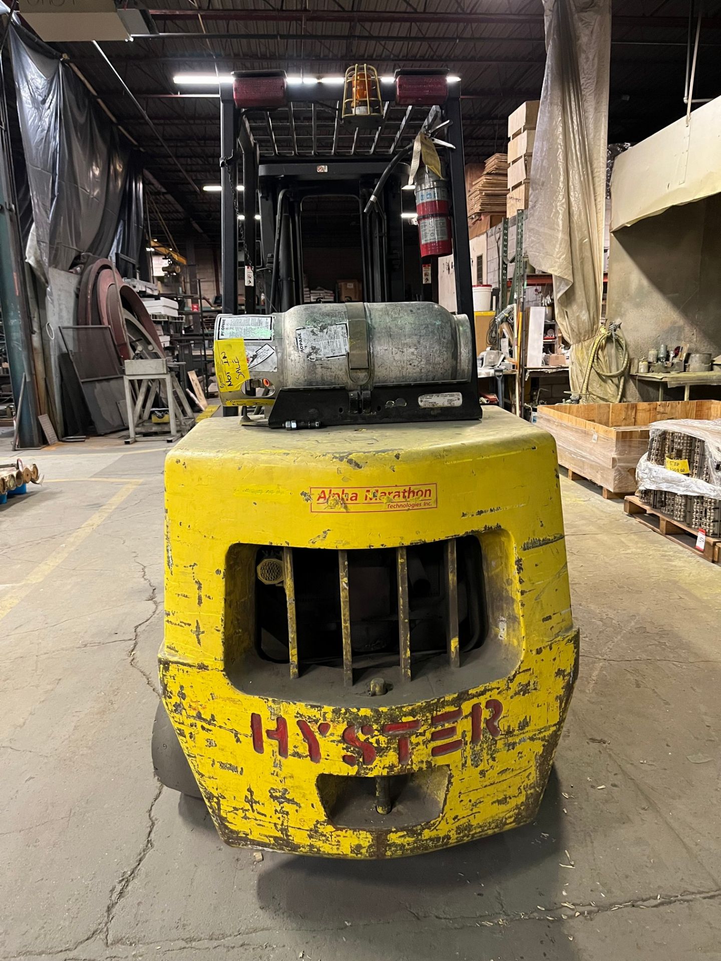 HYSTER S120XL PROPANE FORKLIFT, 12,000LB CAP., 184” MAX LIFT, 3-STAGE ...