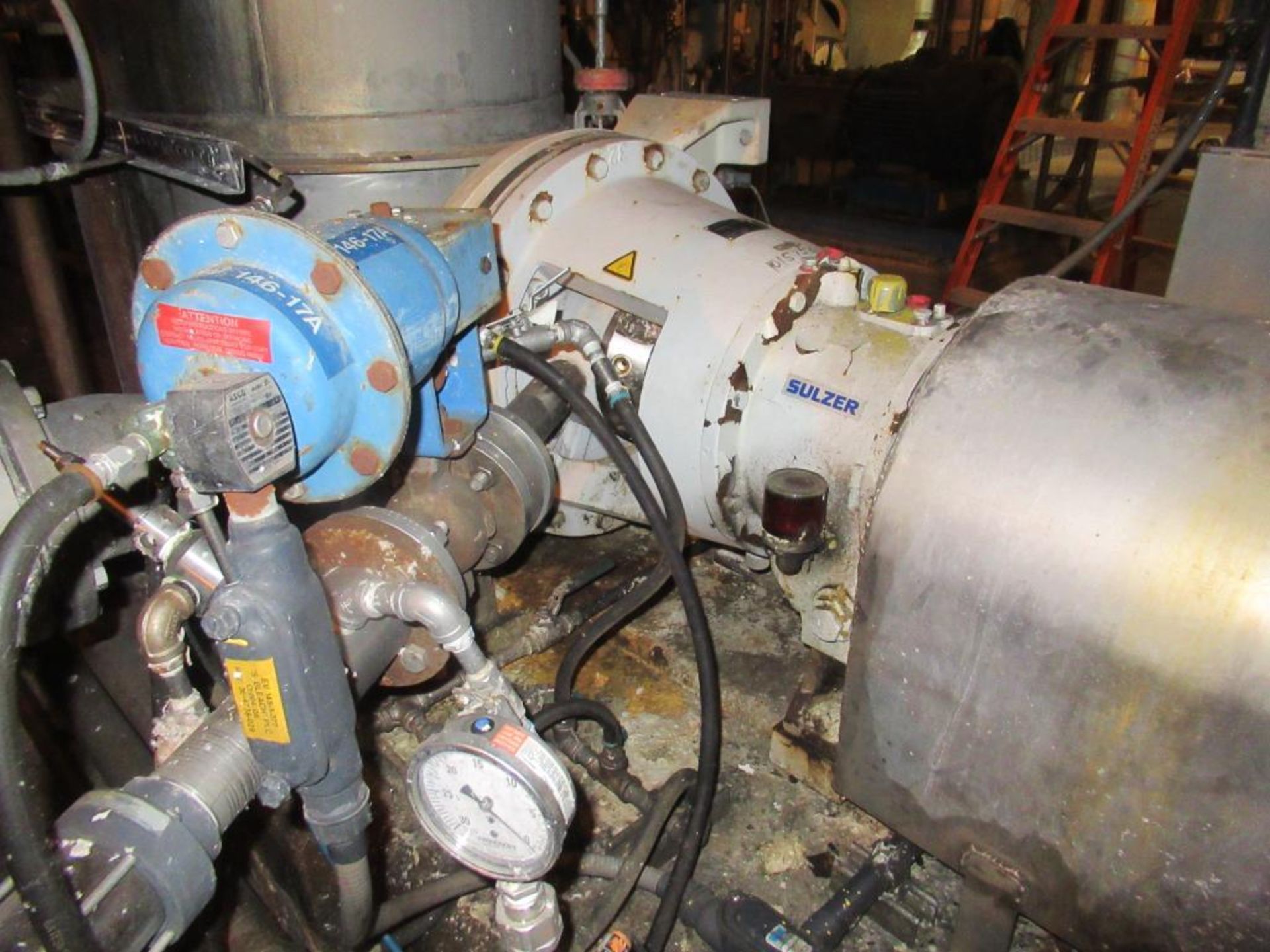 Sulzer Bleached Stock Transfer Pump, with Nash AHF75SS degas pump [LOC ...