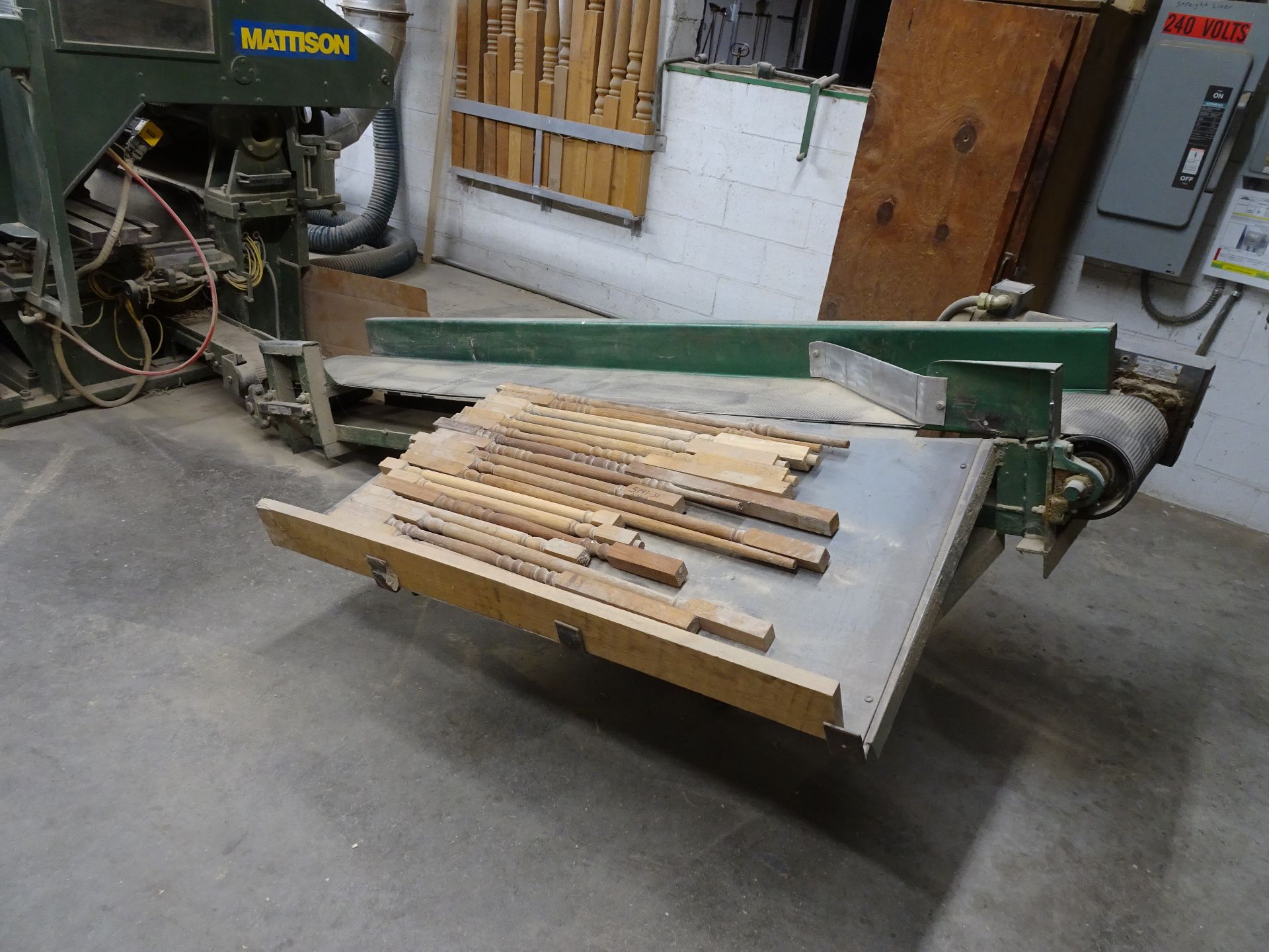Mattison 25 HP Rotary Lathe 240 v, 64 AMPS, 60 Hz, S/N 97050001 ...