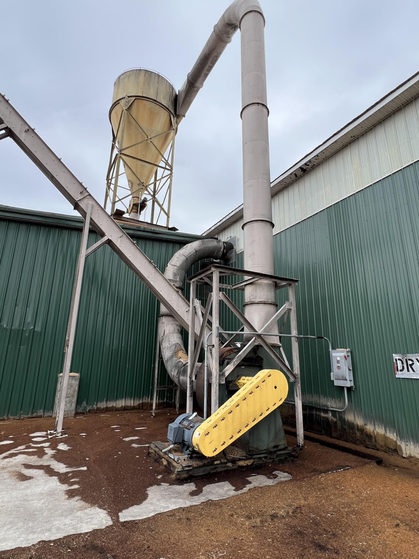 Dust Collection System Consisting of: (1) NYB 100 HP 60" Blower, (1 ...