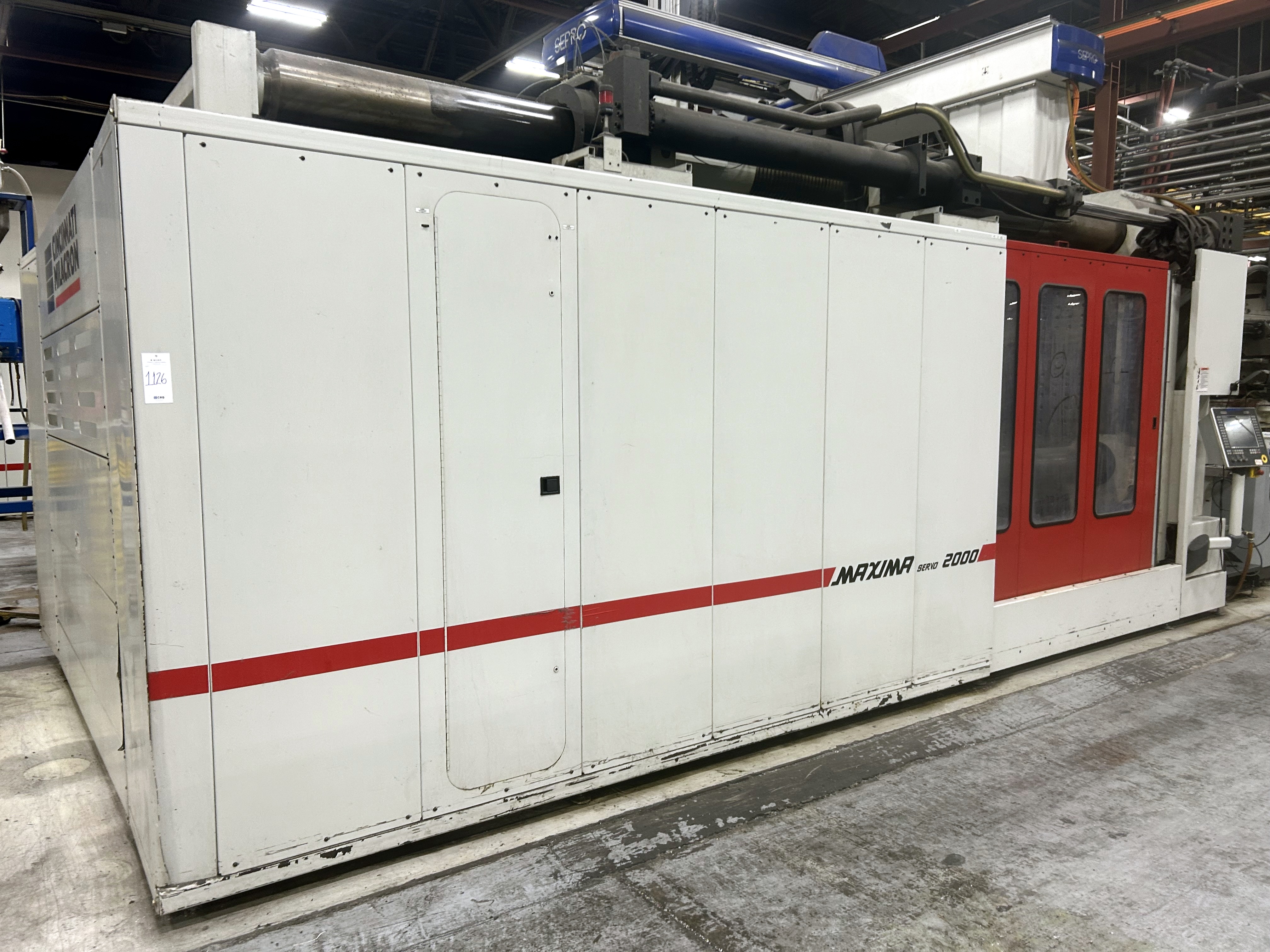 2015 Cincinnati Milacron Injection Molding Machine, Model MSG2000, Maxi ...