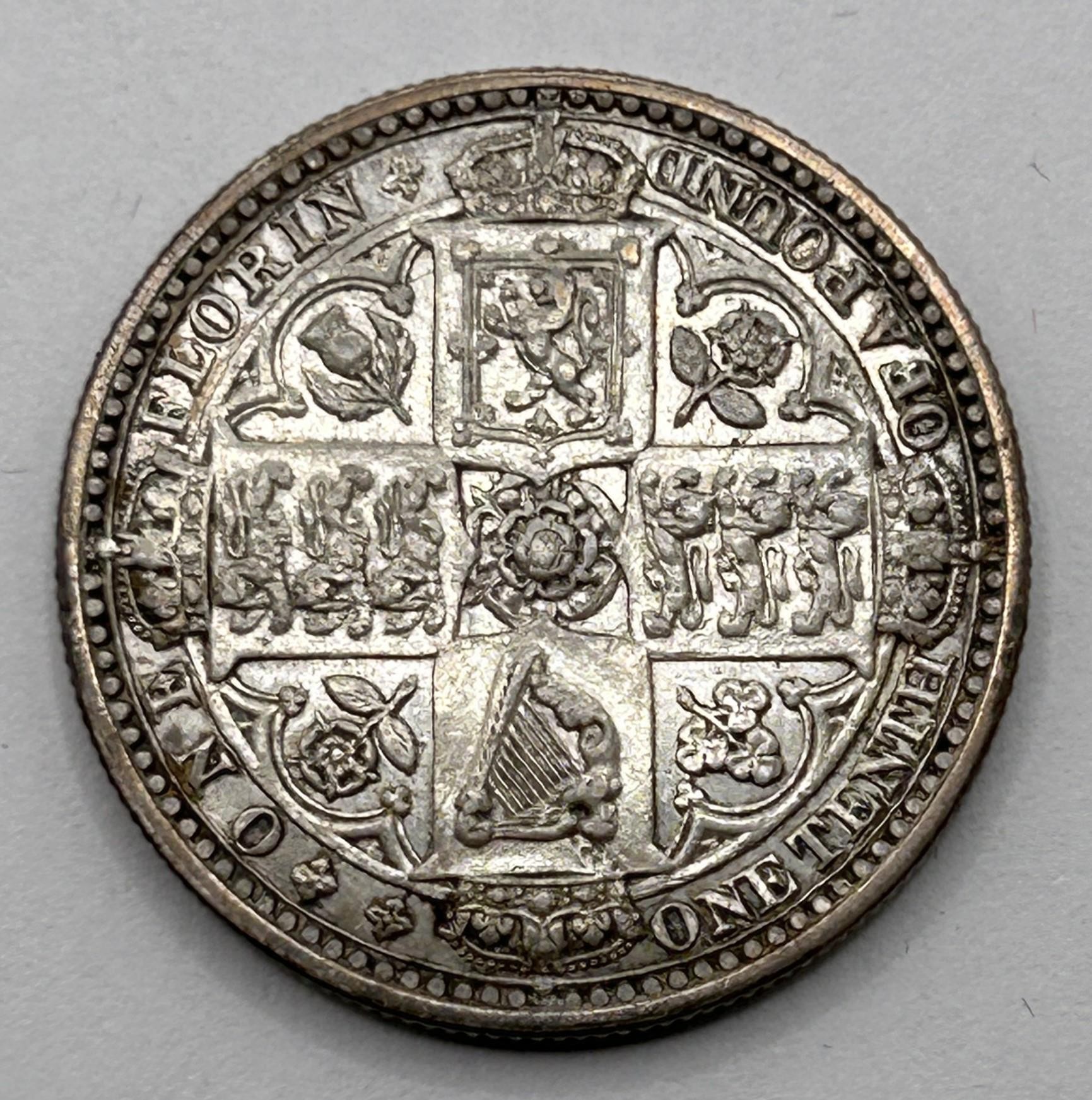 A Queen Victoria Gothic florin, 1849