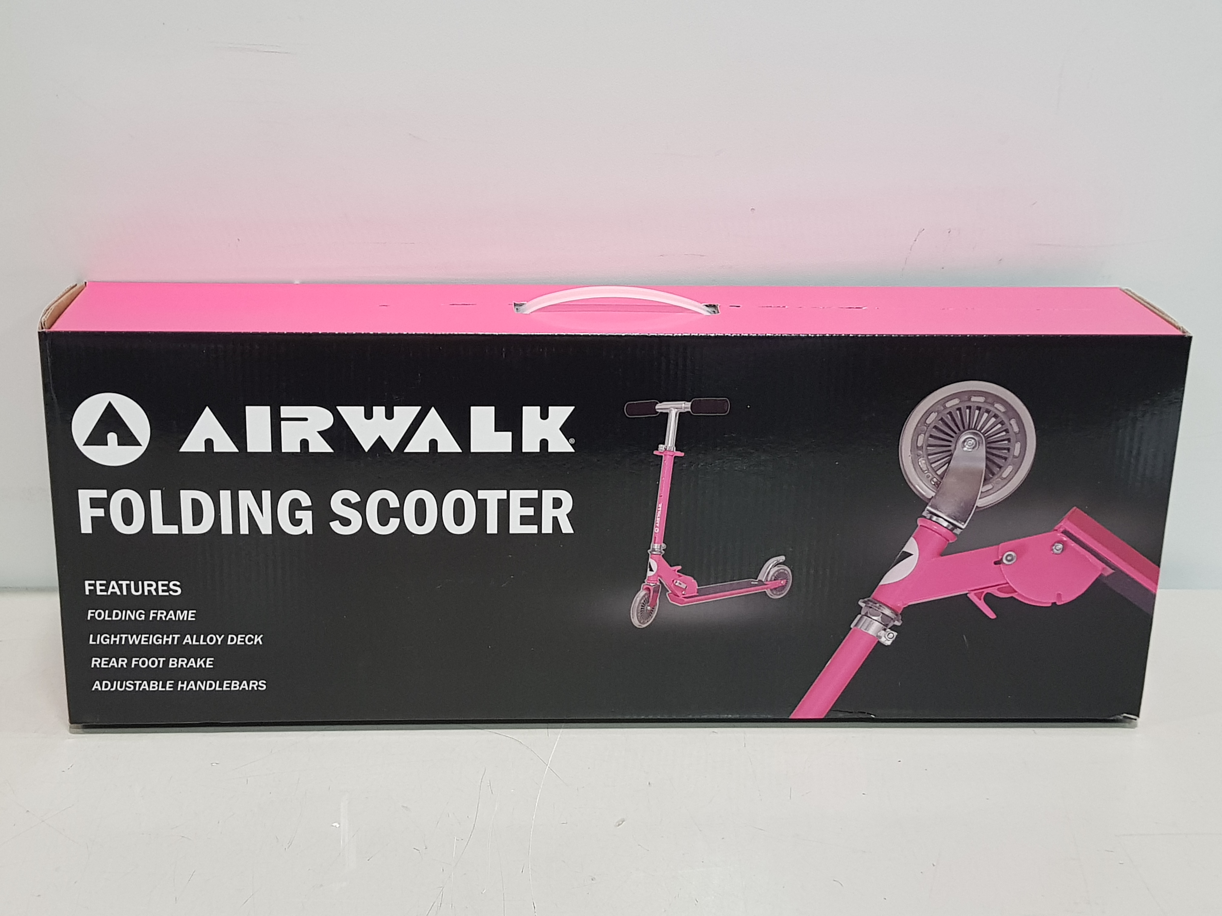 { Option of lots: 1 } 12 X BRAND NEW AIRWALK FOLDING SCOOTERS - ALL IN ...