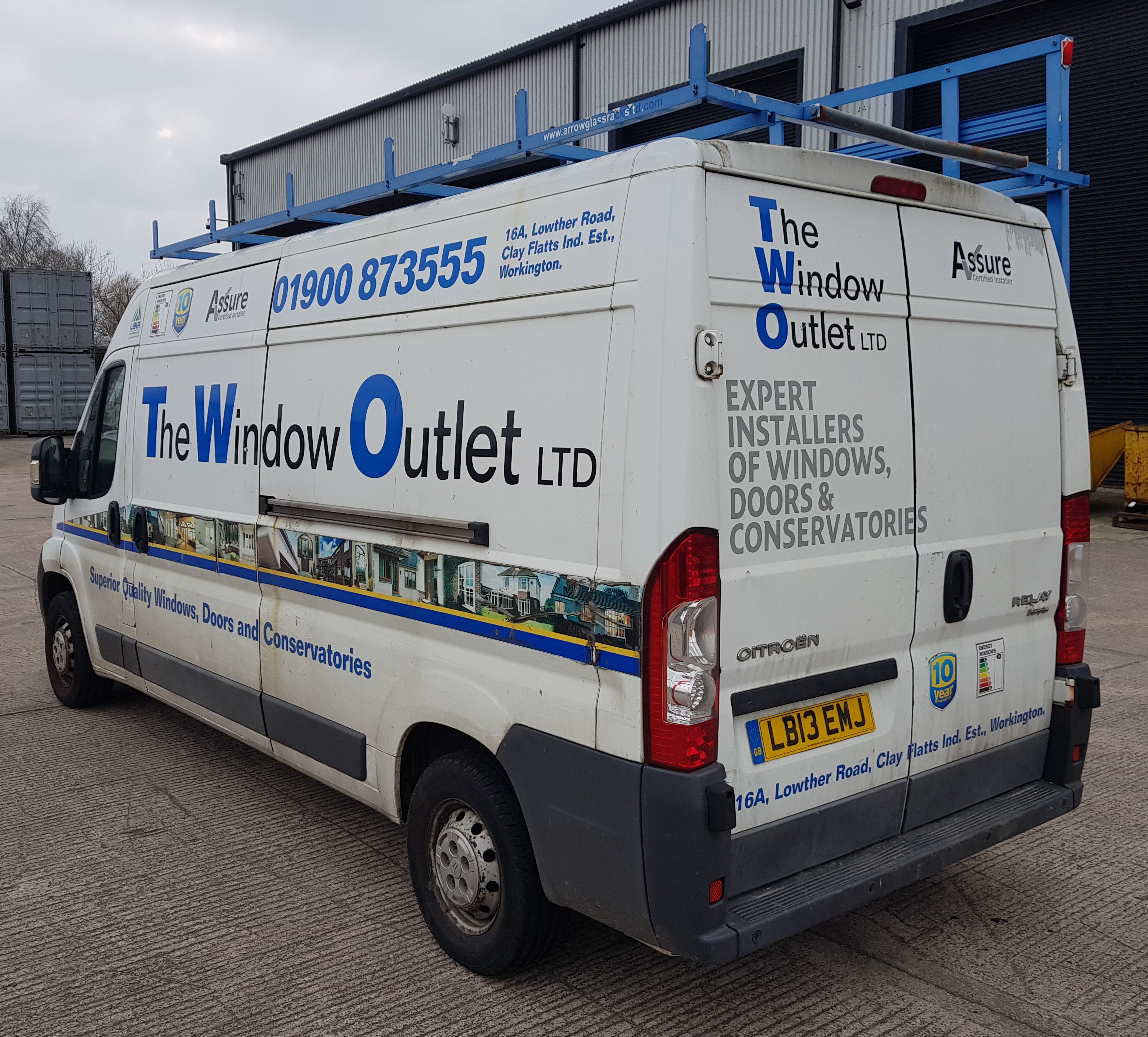 WHITE CITROEN RELAY 35 L3H2 ENTERPRISE DIESEL PANEL VAN 2198CC FIRST ...