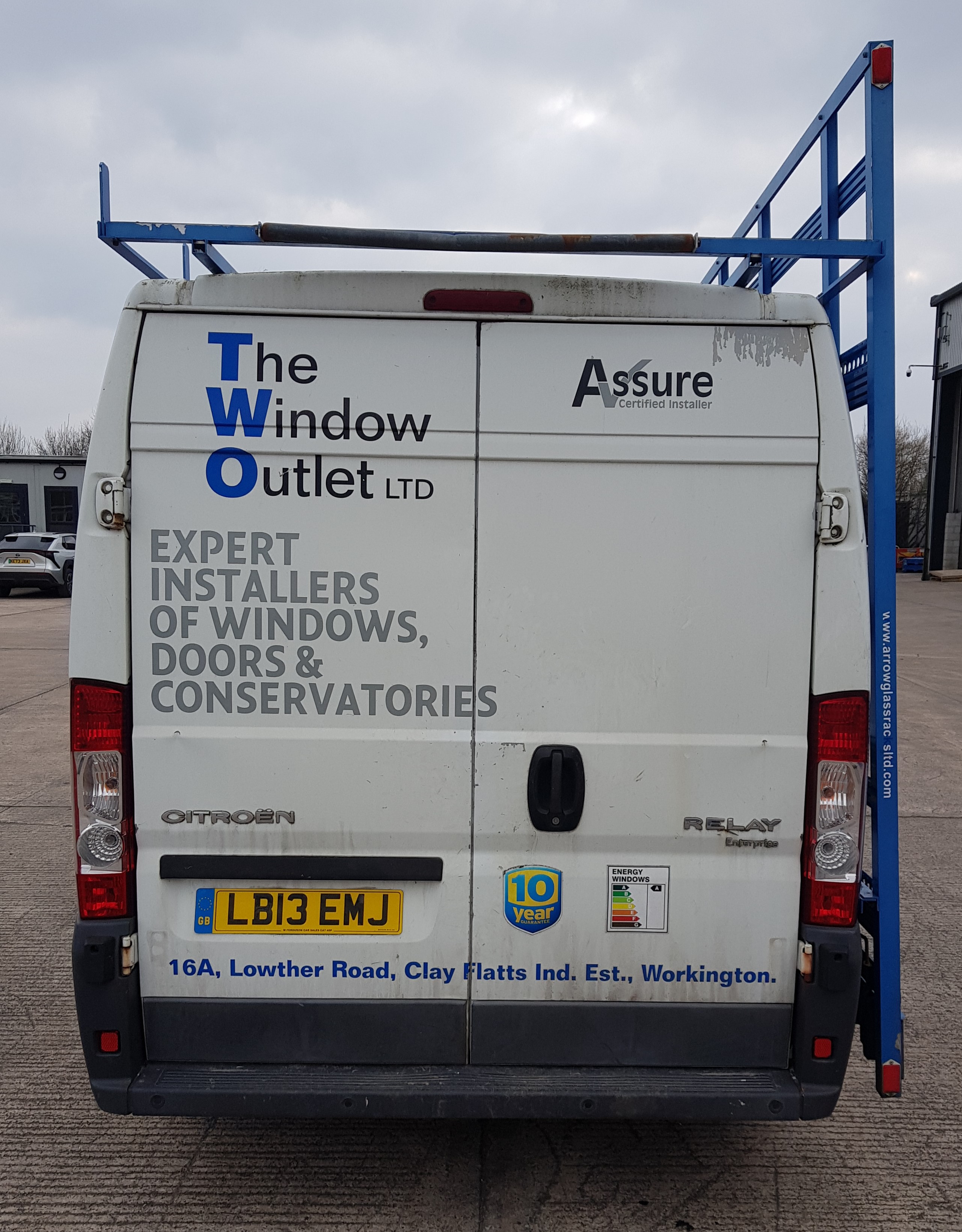 WHITE CITROEN RELAY 35 L3H2 ENTERPRISE DIESEL PANEL VAN 2198CC FIRST ...