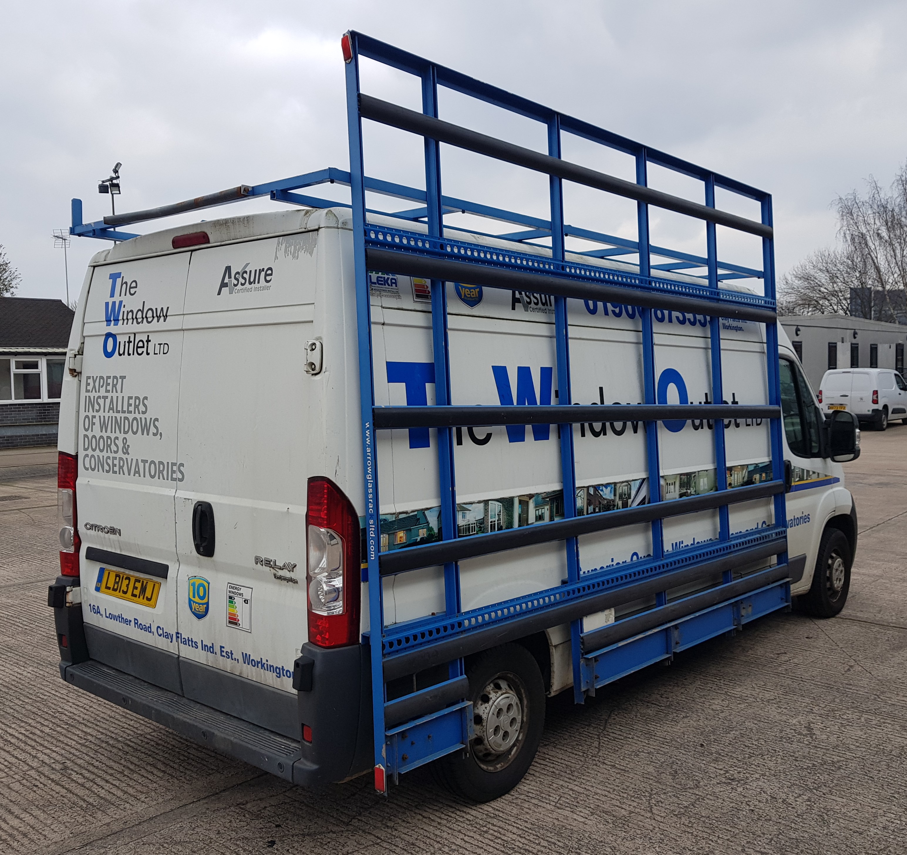 WHITE CITROEN RELAY 35 L3H2 ENTERPRISE DIESEL PANEL VAN 2198CC FIRST ...