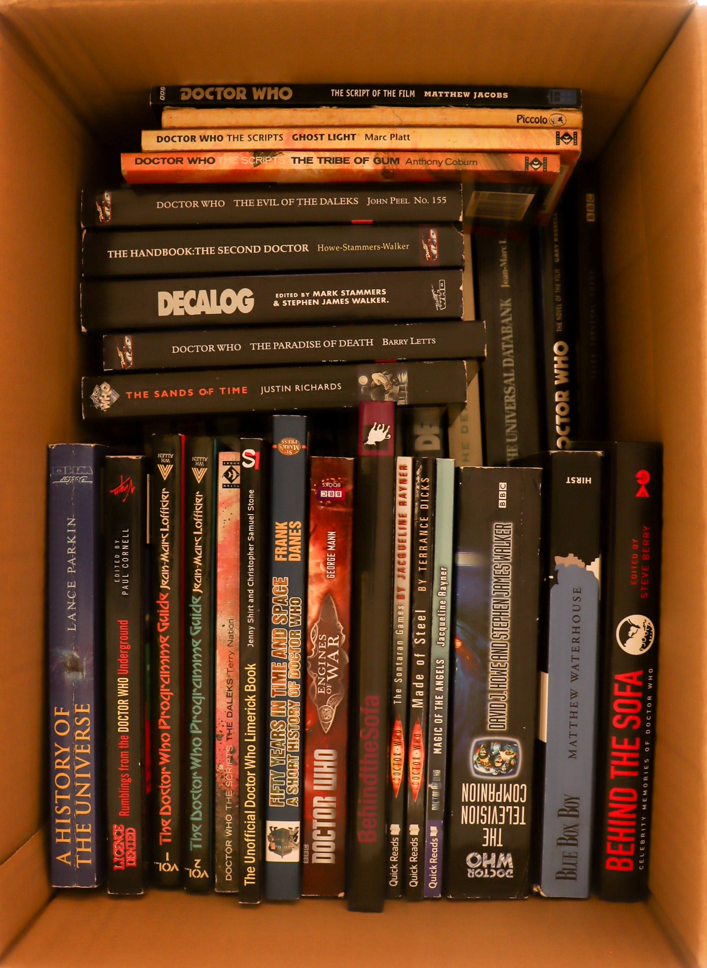 DR WHO - BOOK COLLECTION. Includes scripts, encyclopedias, behind the ...