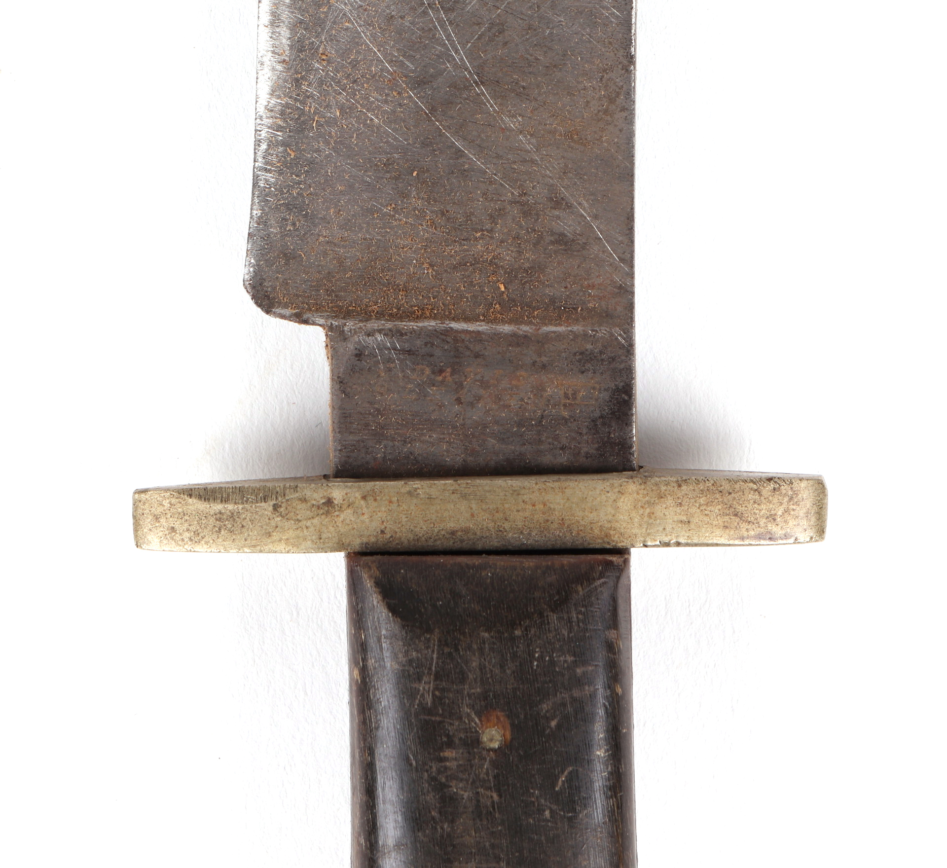 A basket hilt sword with 86cm tapered double fullered steel blade and ...